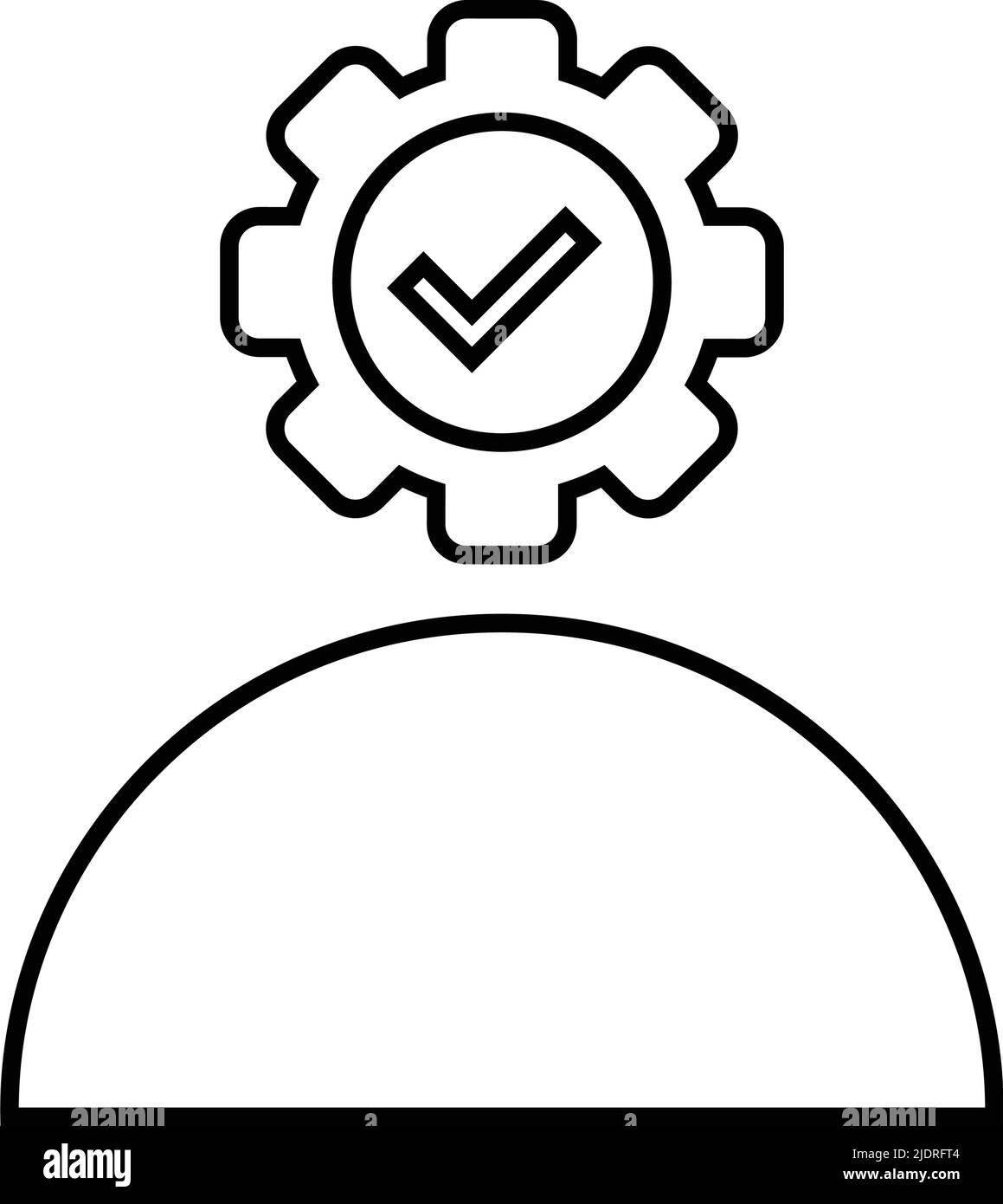 Employee accepted icon. Beautiful design and fully editable vector for ...