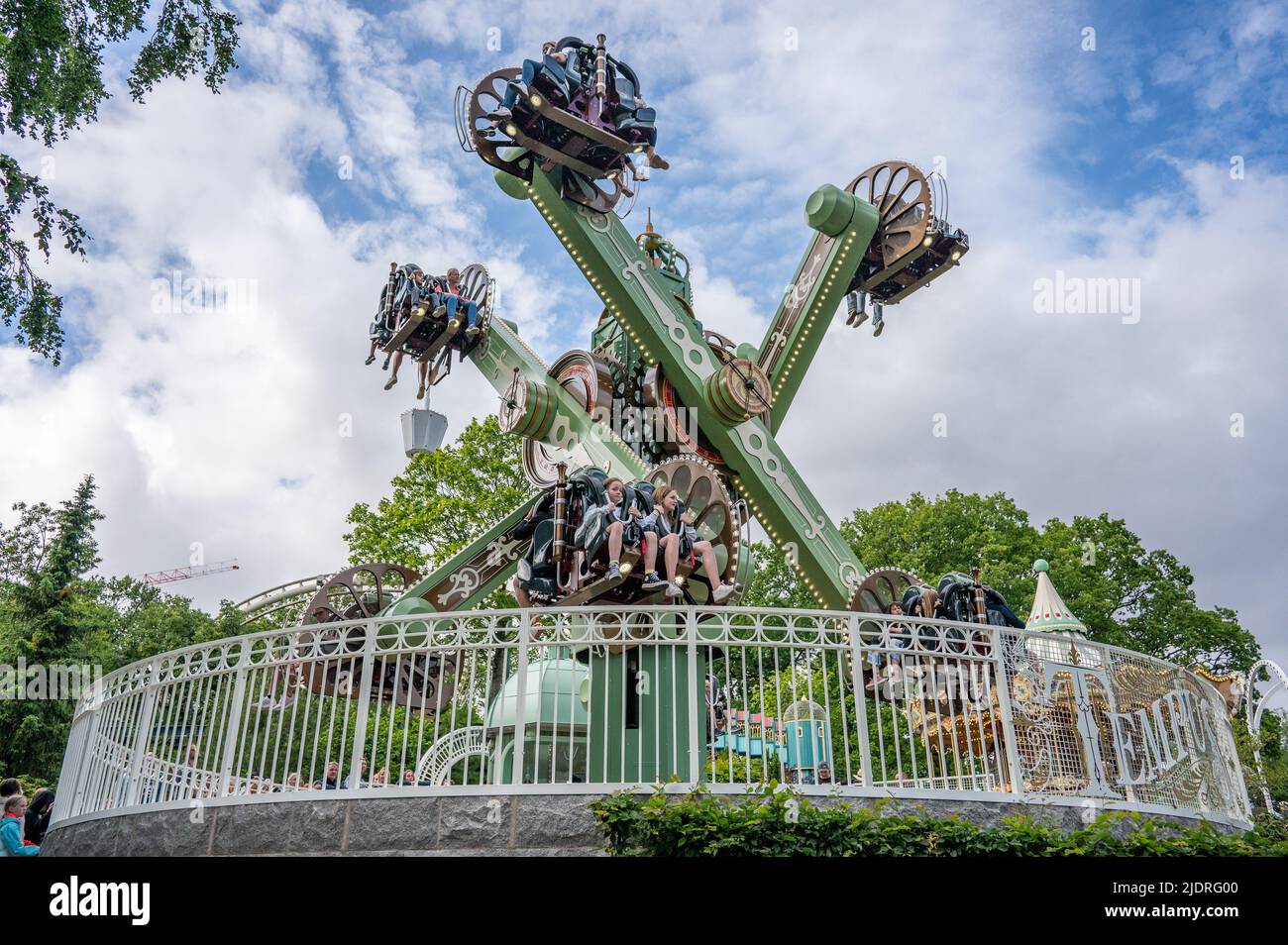 Gothenburg, Sweden - June 21, 2022: Liseberg amusement park opened in ...