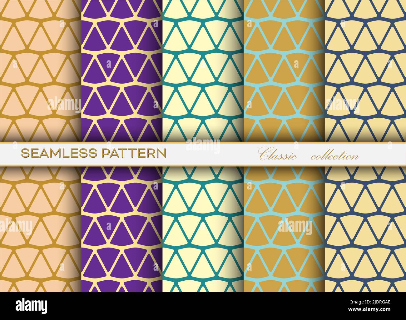 set seamless abstract pattern of arbitrary shapes of different color ...