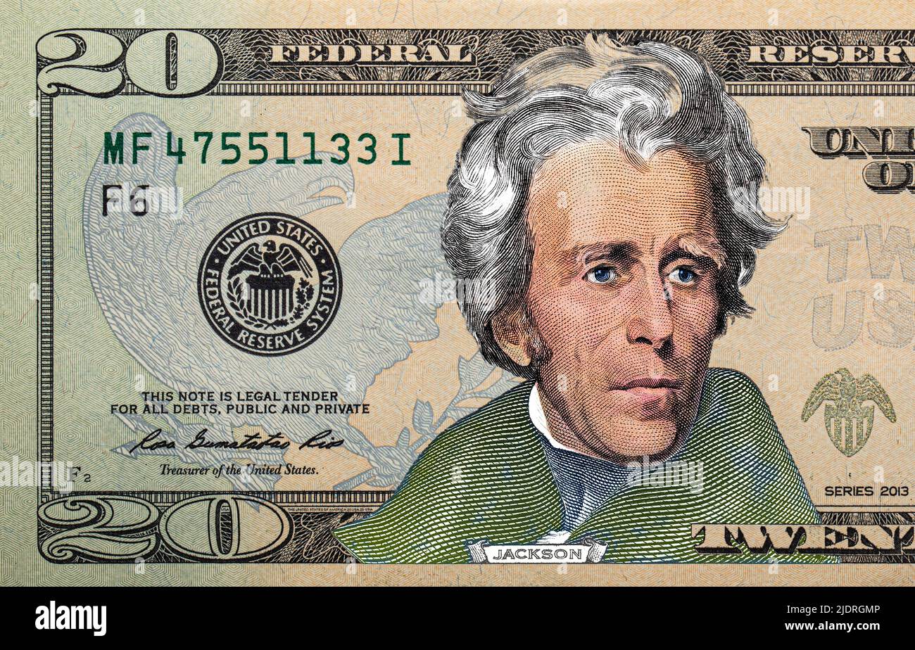 Andrew jackson portrait color hi-res stock photography and images - Alamy