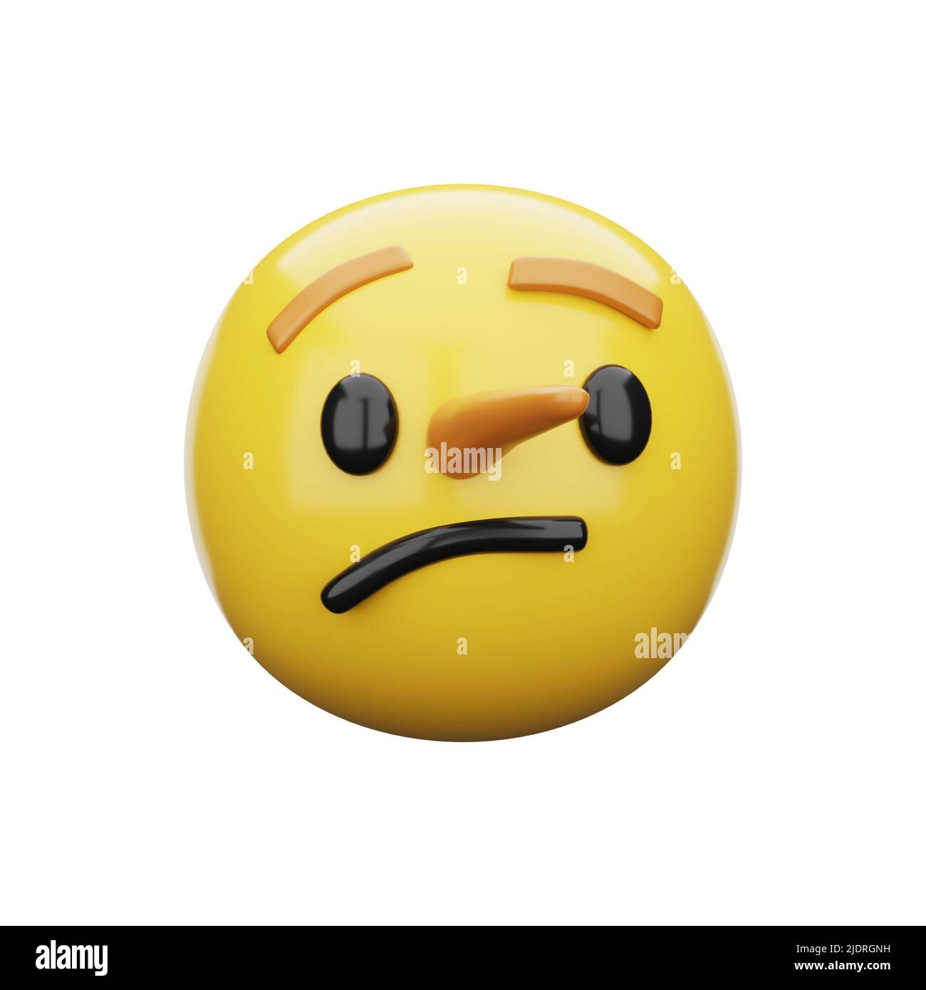 Lying emoji hi-res stock photography and images - Alamy