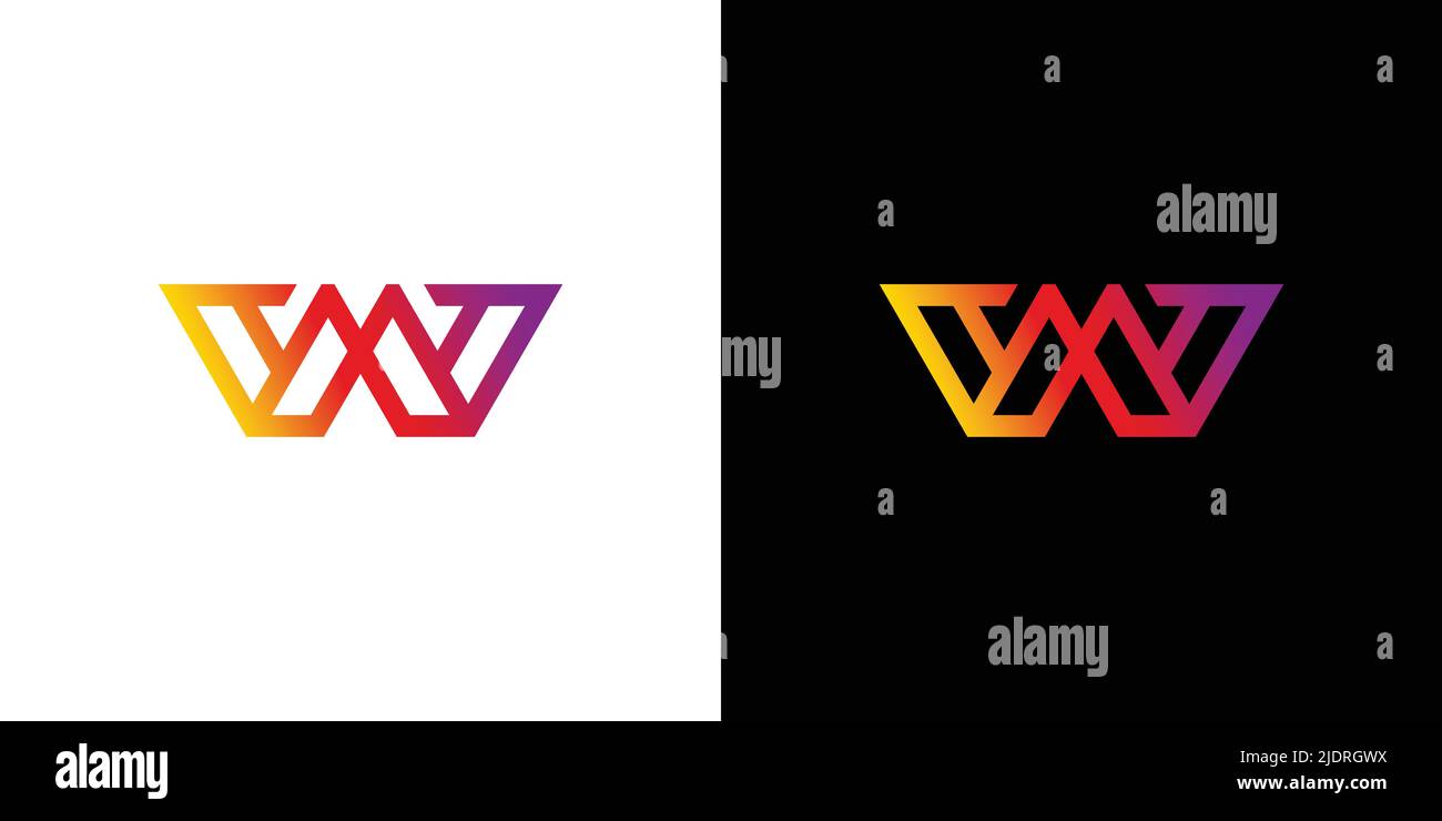 Modern and elegant WM initials logo design Stock Vector Image & Art - Alamy