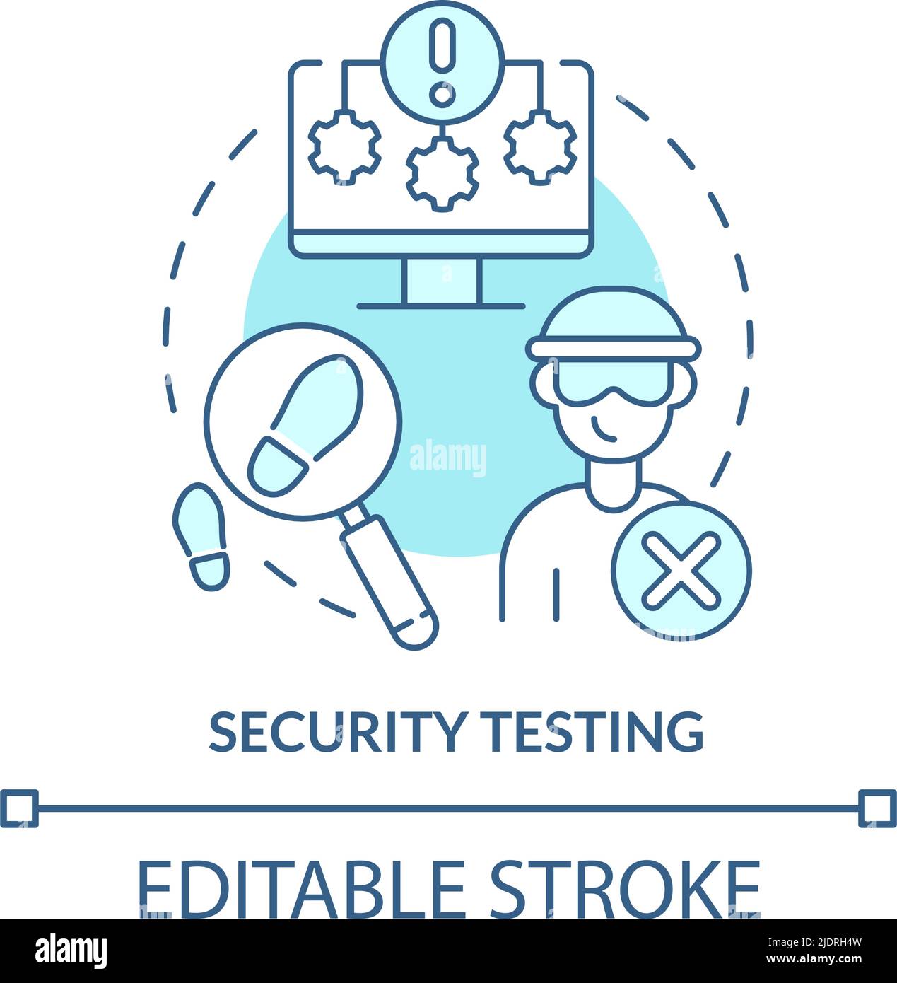 Security testing turquoise concept icon Stock Vector Image & Art - Alamy Security testing turquoise concept icon Stock Vector Image & Art - Alamy