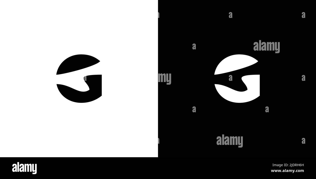 Unique and attractive initial letter G logo design Stock Vector Image ...
