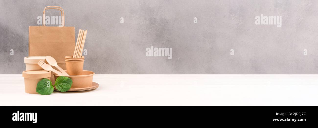 Catering, paper utensils - paper plates, food containers, bag, cups and ...