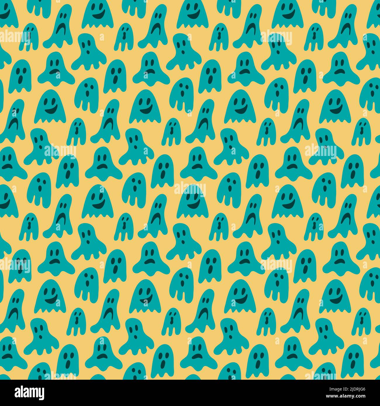 Ghost phantom bogey seamless pattern for halloween textile and wrapping ...
