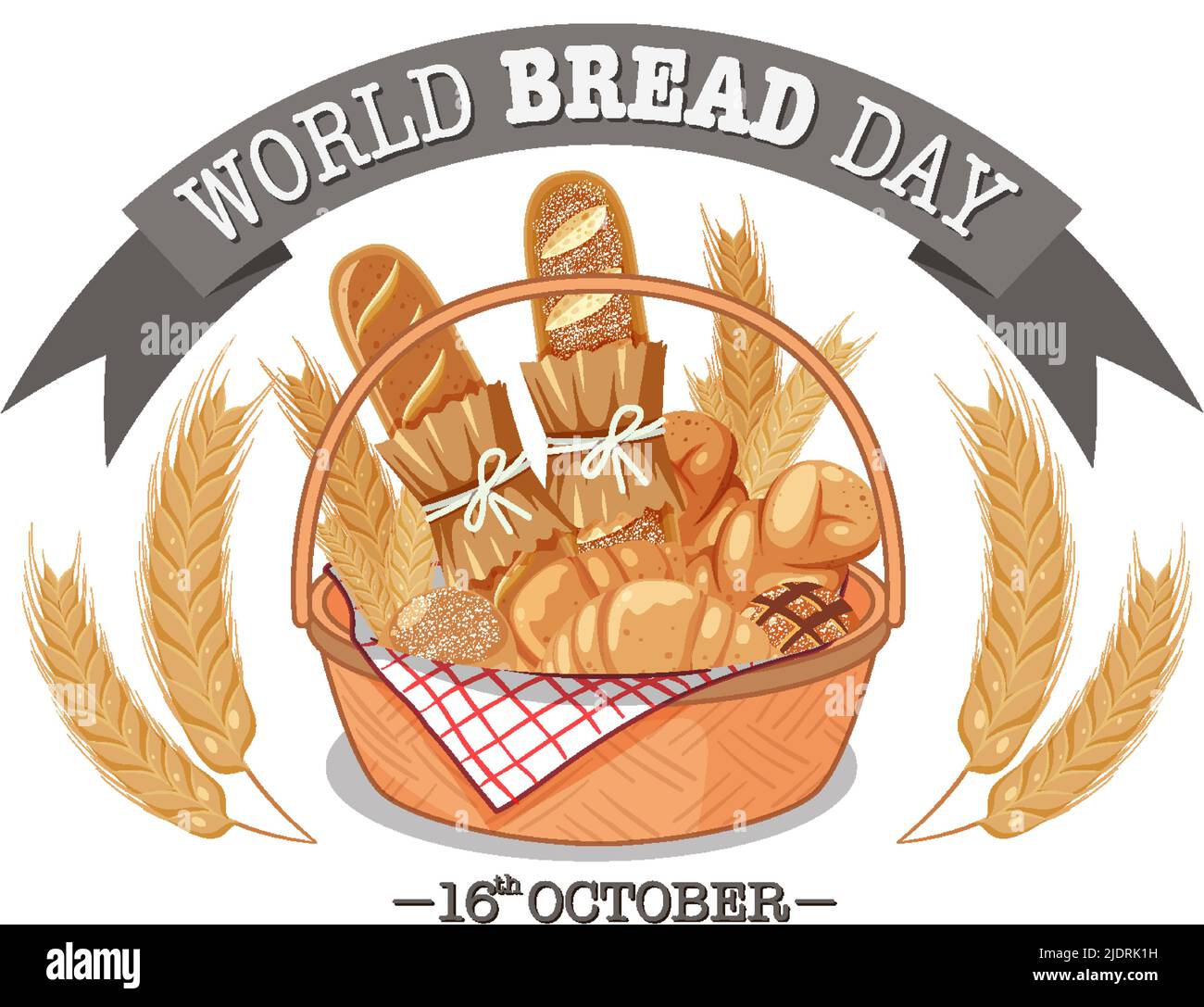 World bread day poster design illustration Stock Vector Image & Art - Alamy