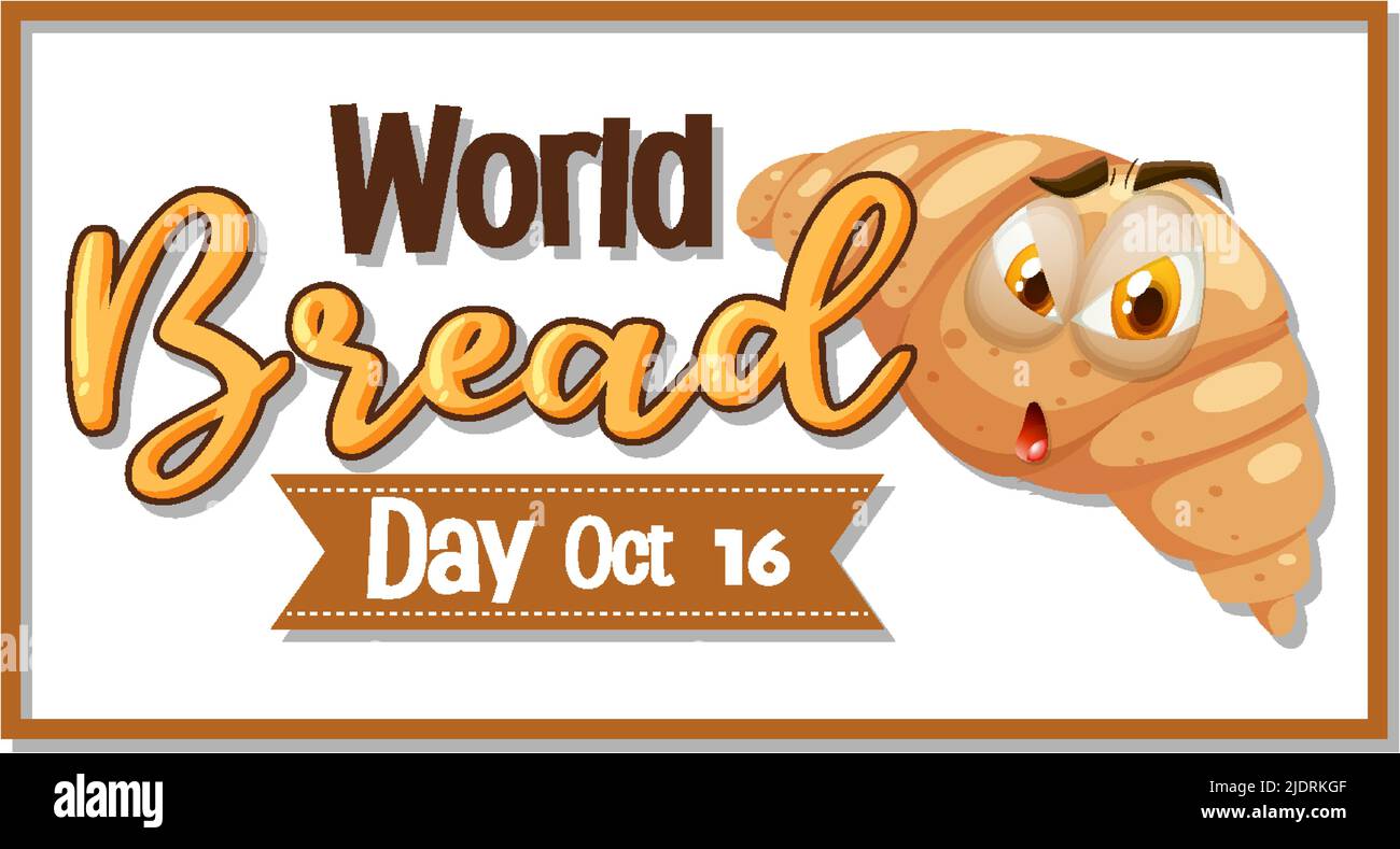World bread day poster design illustration Stock Vector Image & Art - Alamy