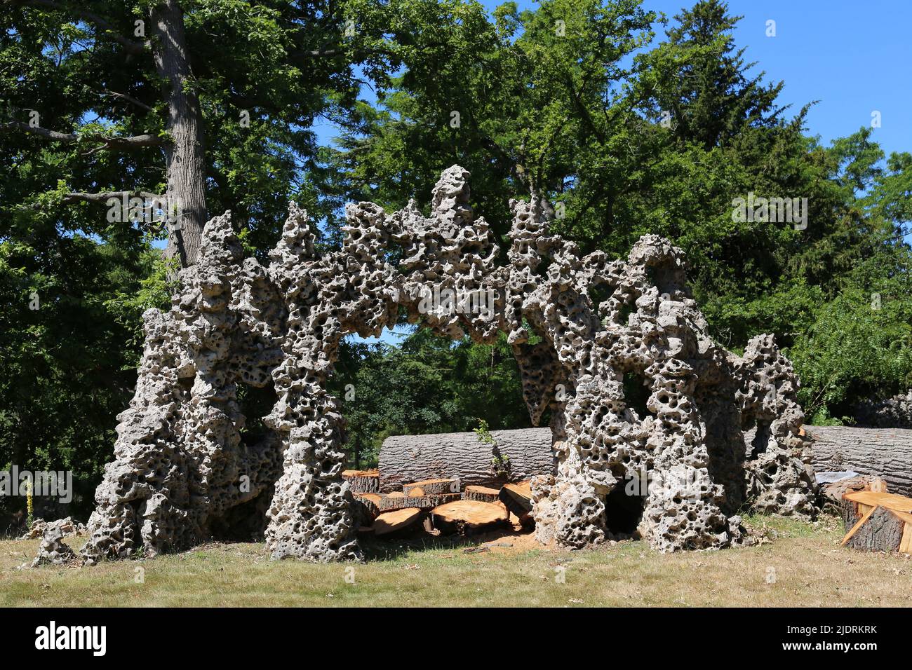 Crystal Grotto (reconstruction), Painshill Park, Cobham, Surrey ...