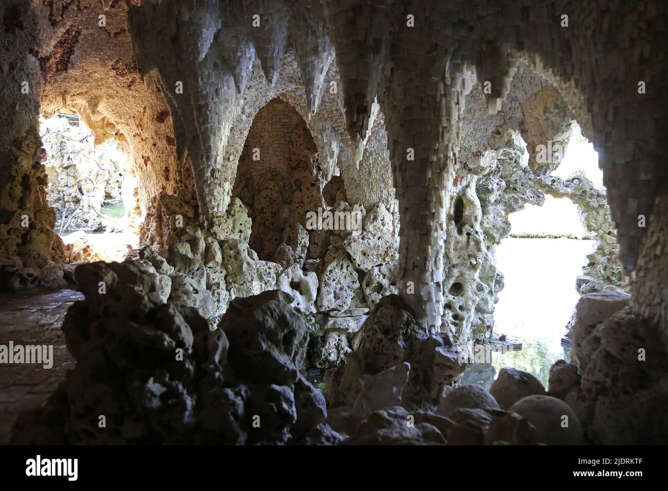 Crystal Grotto (reconstruction), Painshill Park, Cobham, Surrey ...