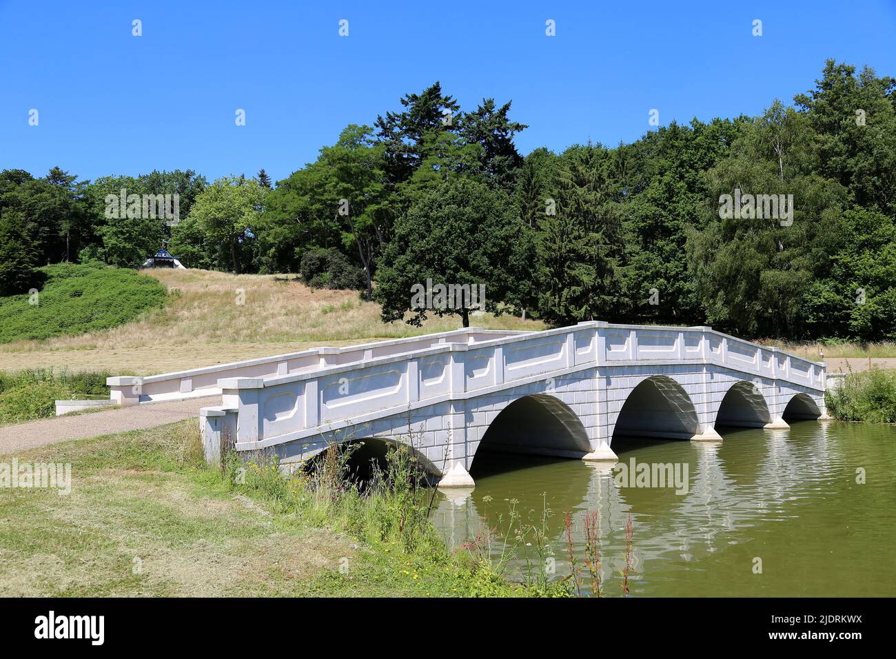 Five Arch Bridge (reconstruction), Painshill Park, Cobham, Surrey ...