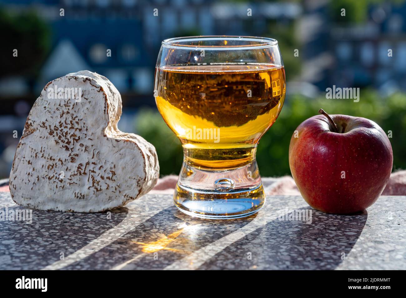 Products of Normandy, cow heart shaped neufchatel lait cru cheese and ...