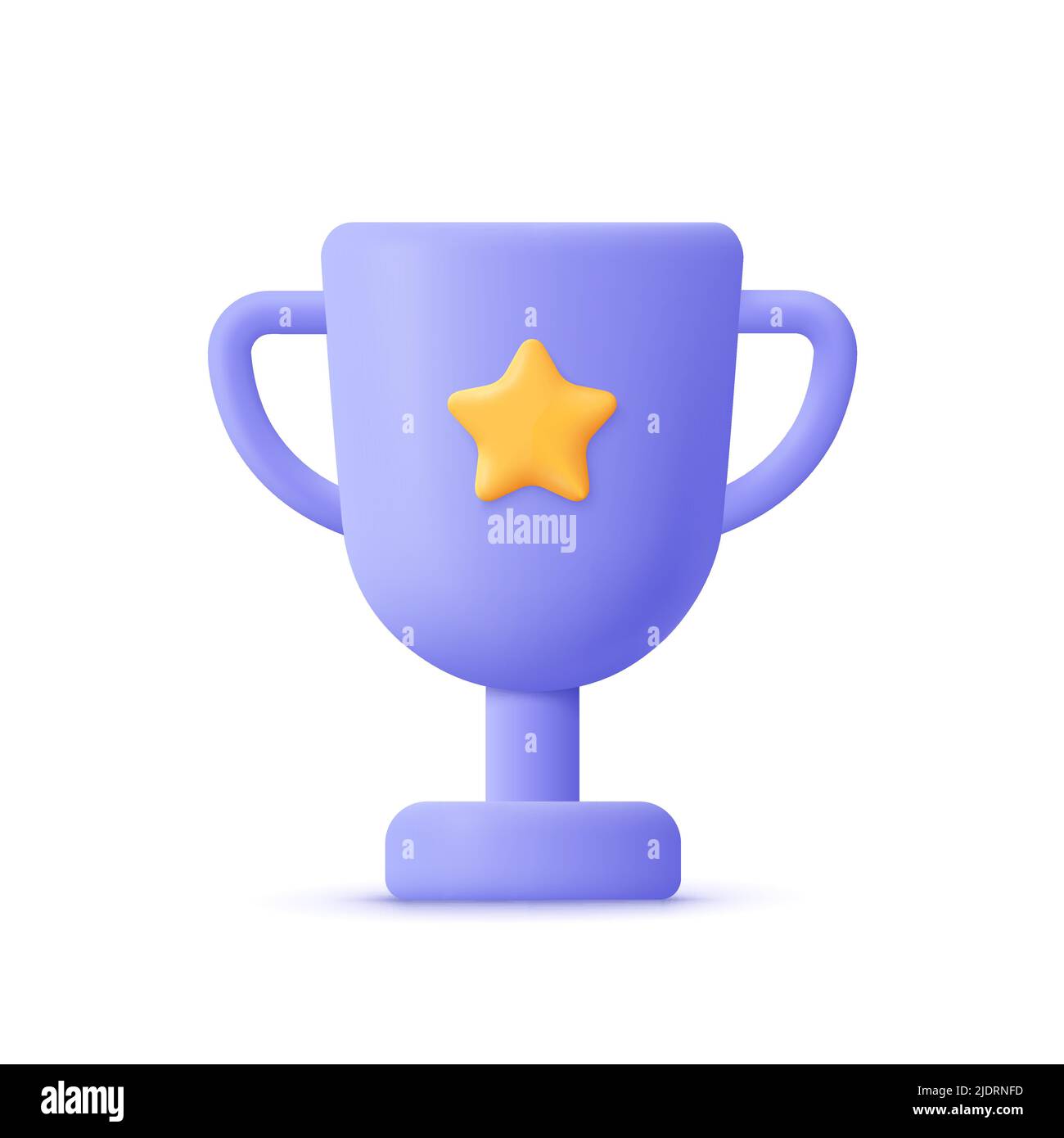 3d render gold trophy cup Stock Vector Images - Alamy