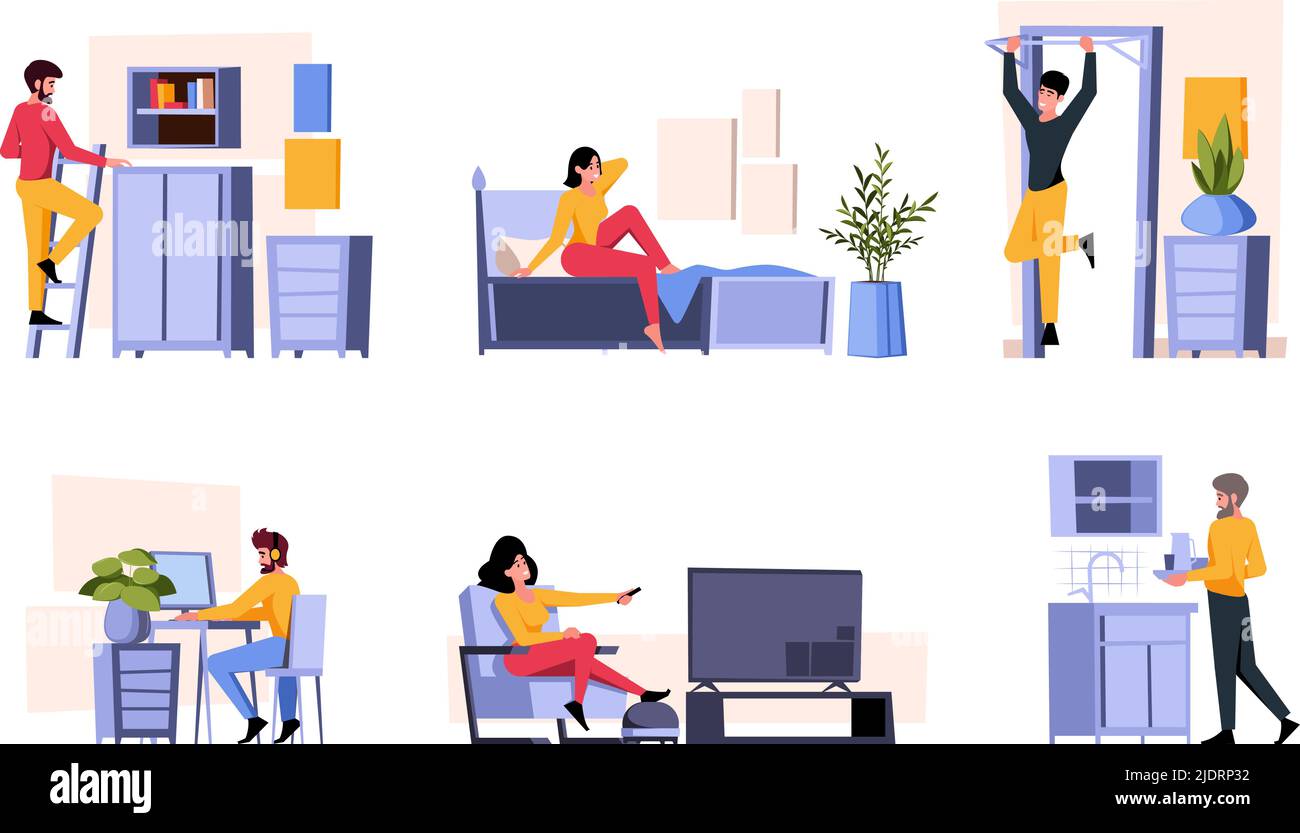 People watching activities Stock Vector Images - Alamy