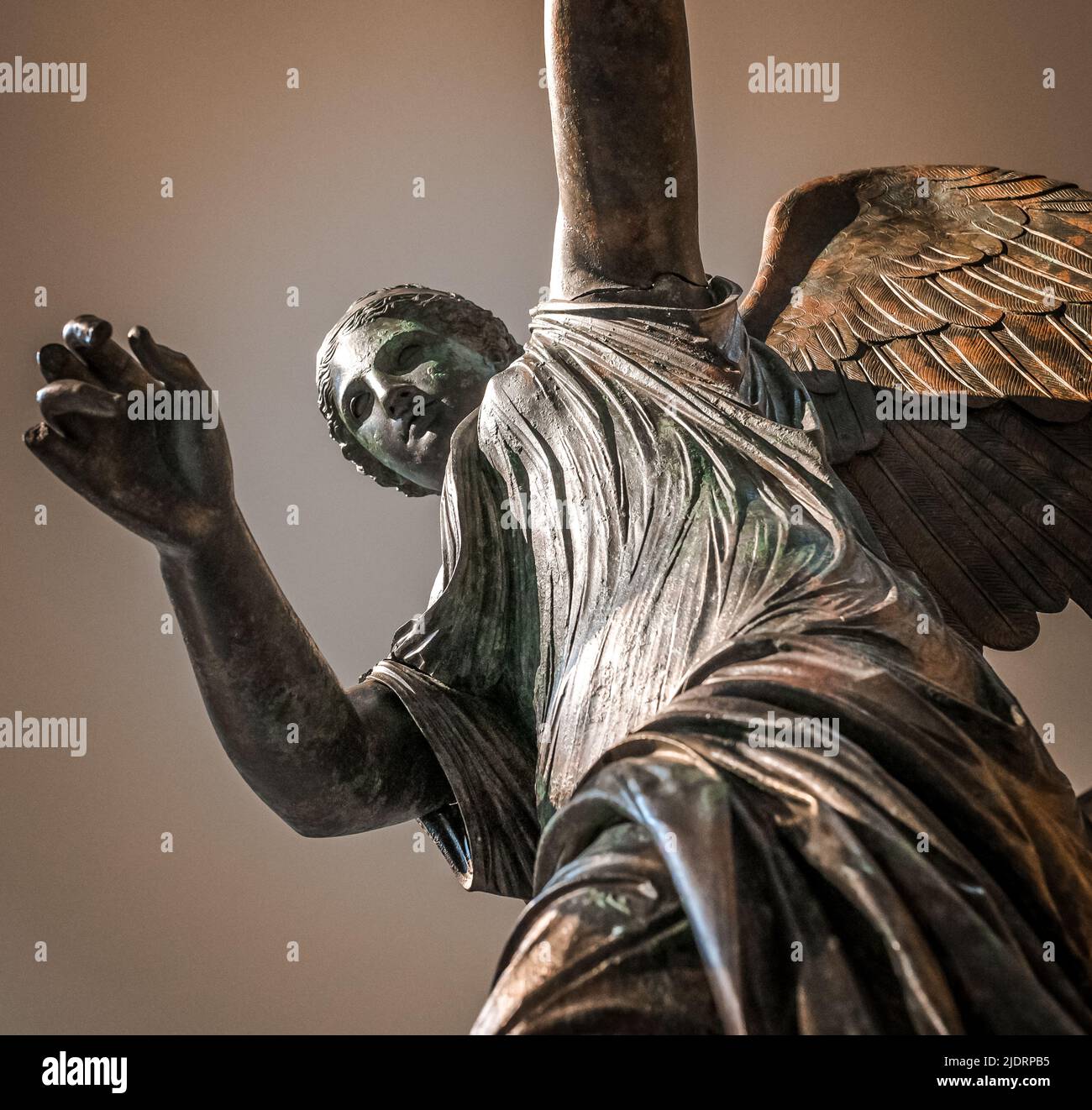 Roman Statue Bronze known as Vittoria Alata (Winged Victory) in the ...