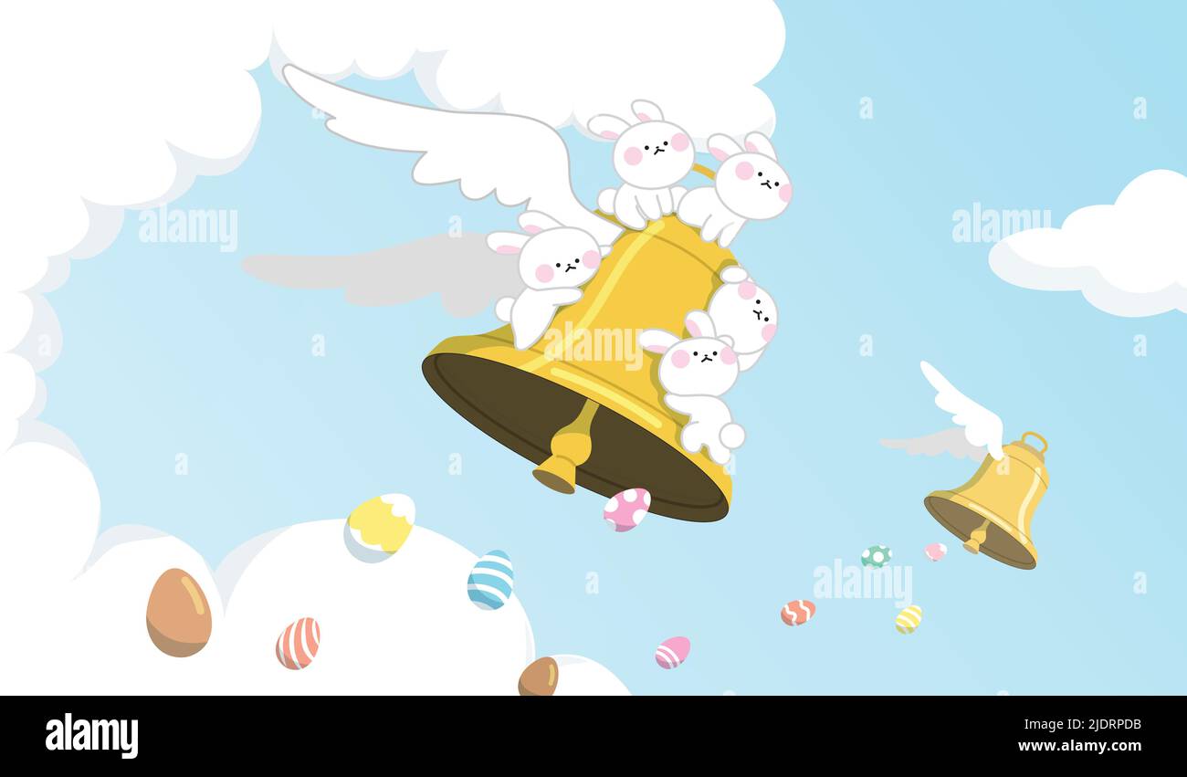 Easter bell Stock Vector Images - Alamy