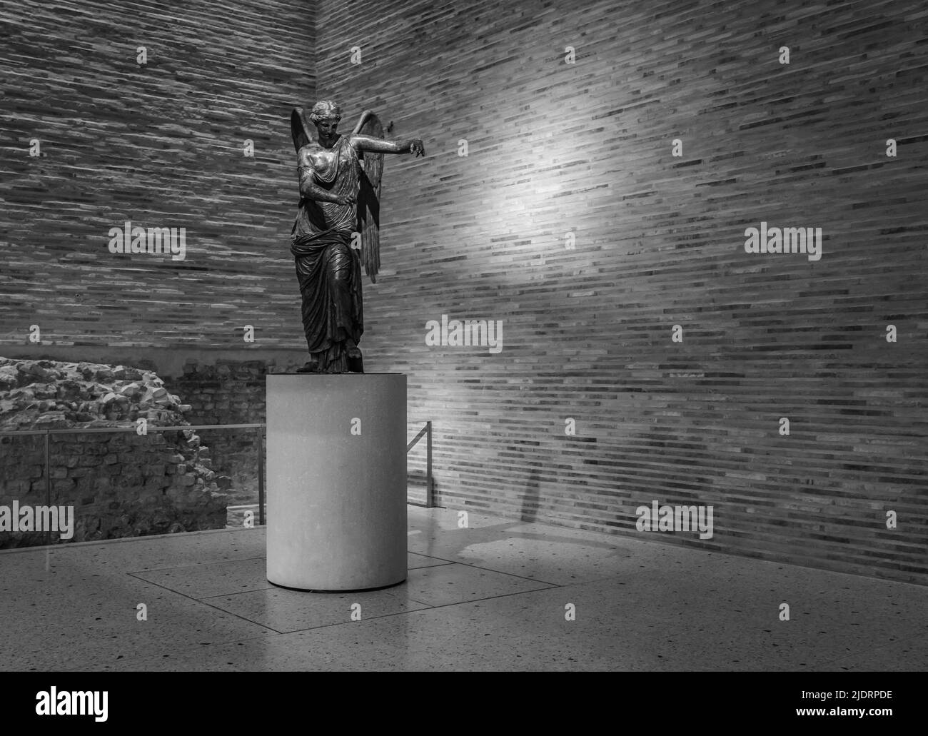 Roman Statue Bronze known as Vittoria Alata (Winged Victory) in the ...