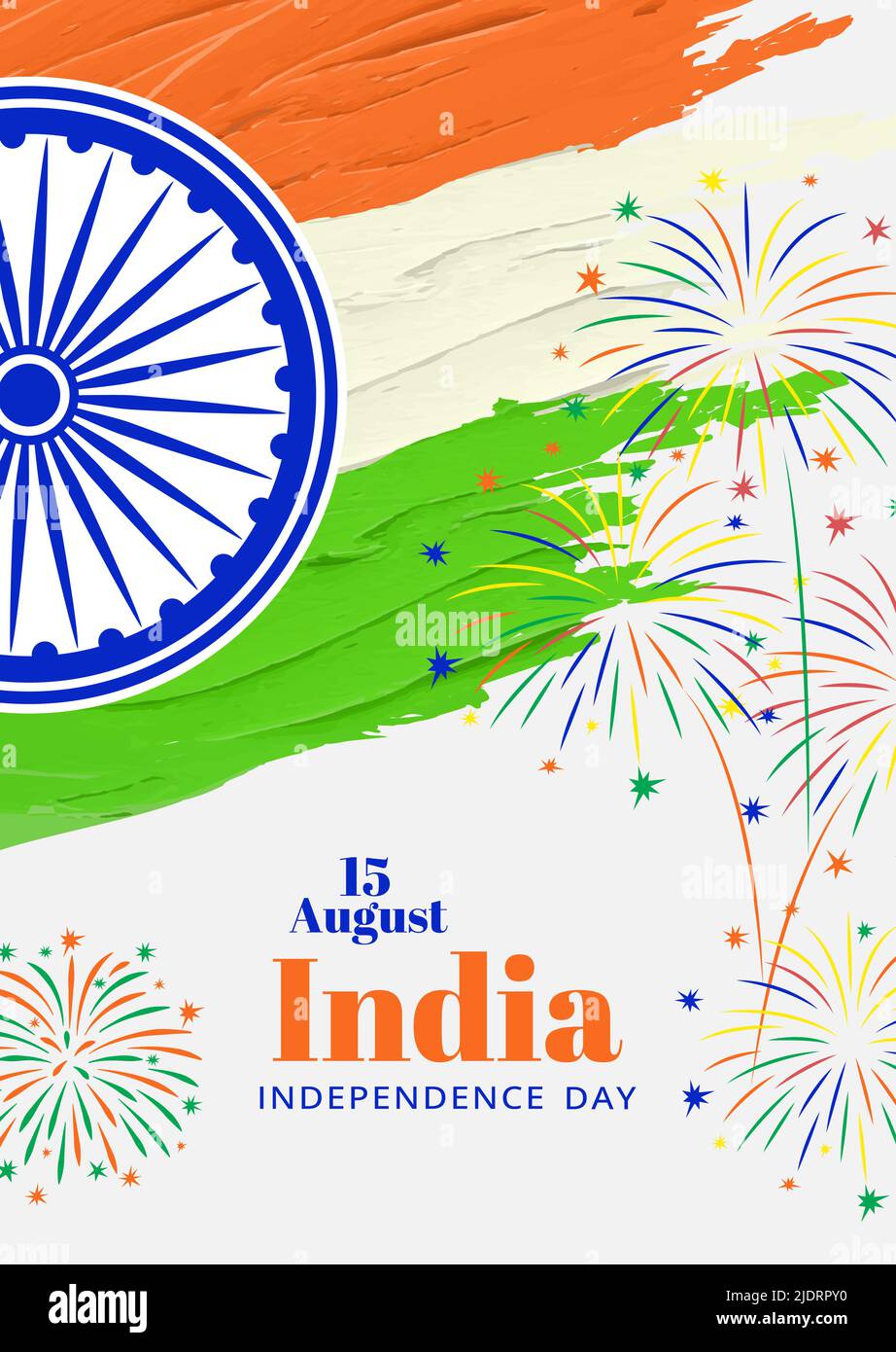 Happy Independence Day of India background. August 15 Stock Vector ...