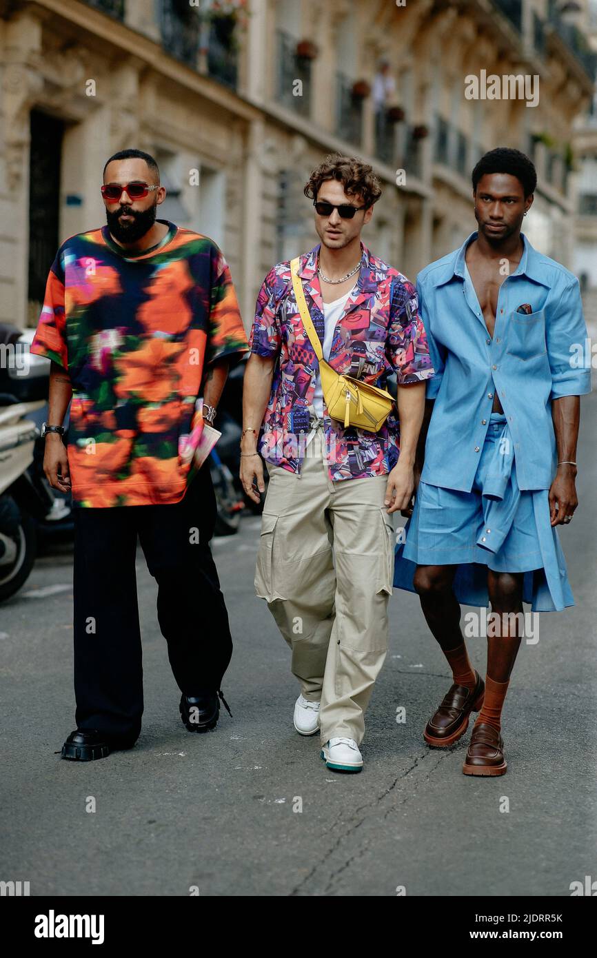 Street style, Jean-Claude Mpassy, Mergim Shabani and Sadiq Desh ...