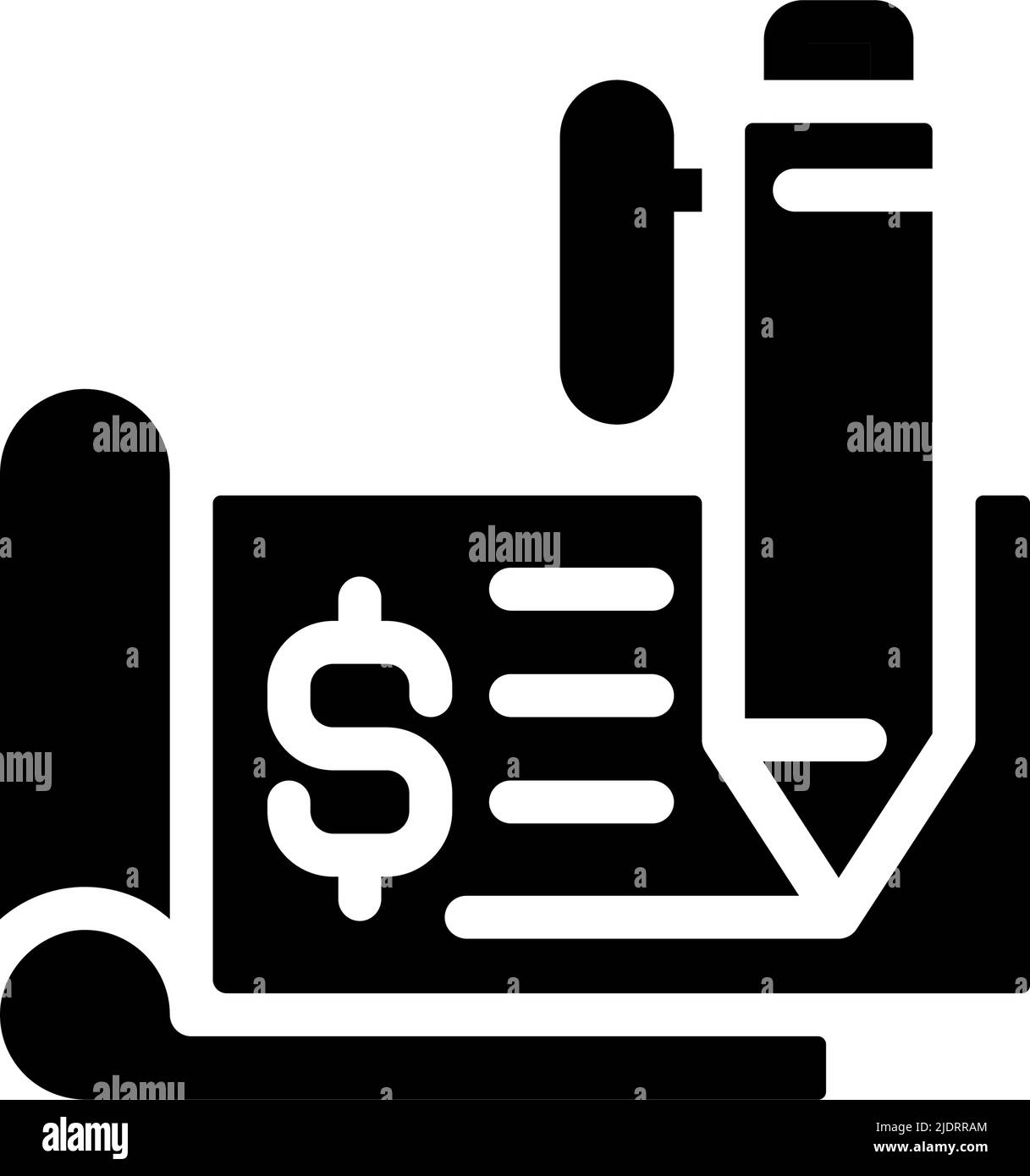 Bank cheque Black and White Stock Photos & Images - Alamy