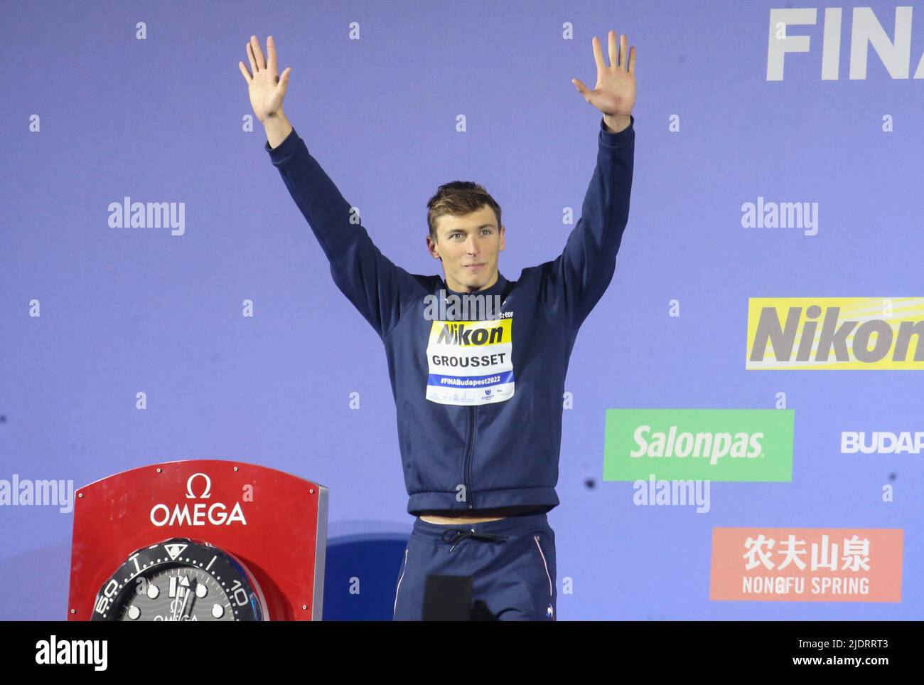 Maxime Grousset of France Silver medal, 100 M Freestyle Men during the ...