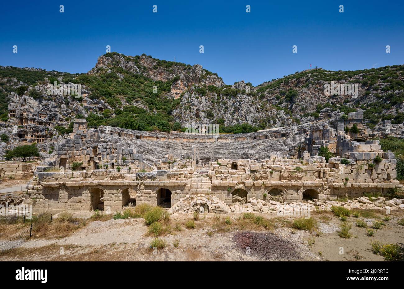 Roman theatre in Myra Ancient City, Demre, Turkey Stock Photo - Alamy