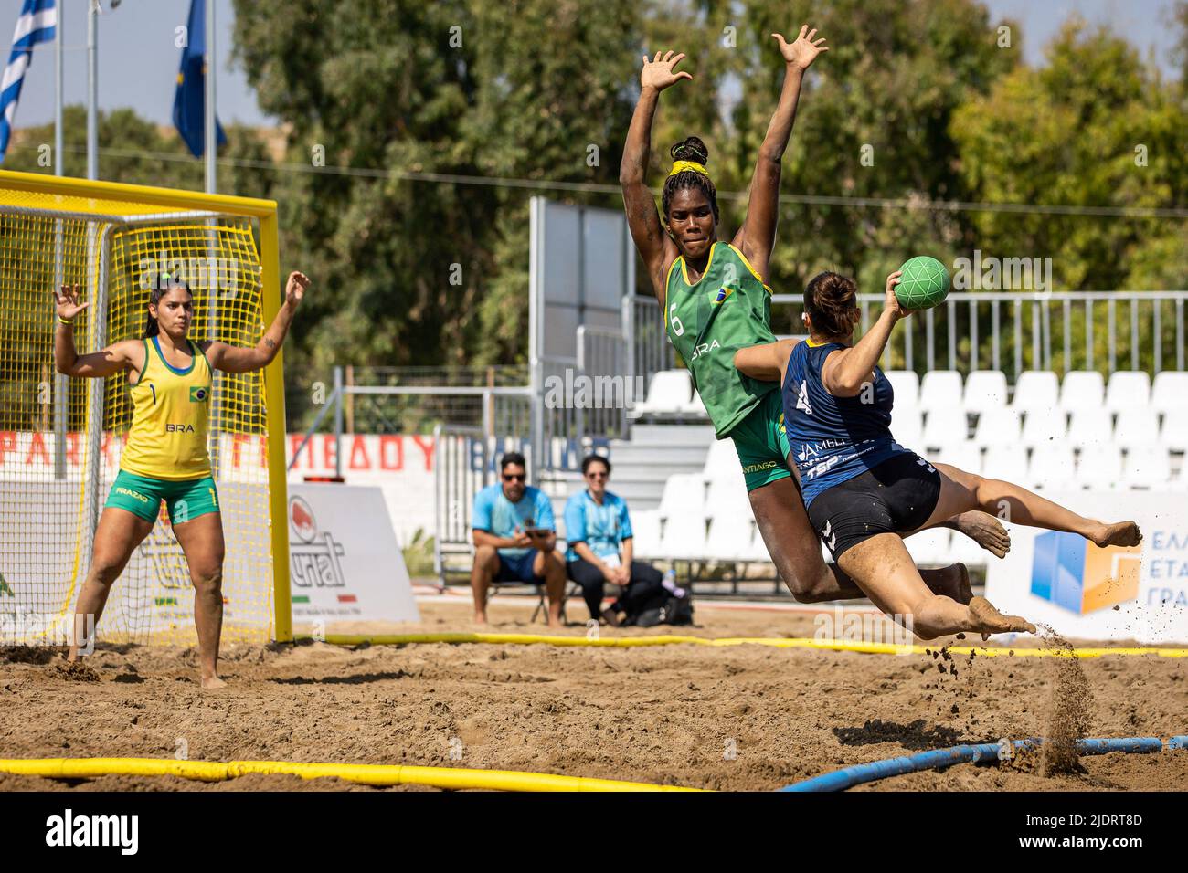 Heraklio(GR), 23/06/2022 - Beach Handball / World Champinships - Terceiro dia da Copa do Mundo ...