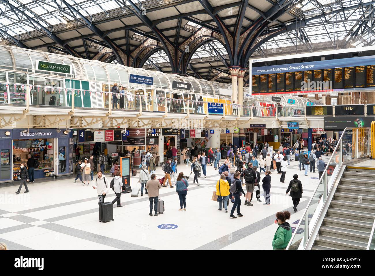 Liverpool Street Station is a major railway and underground station ...