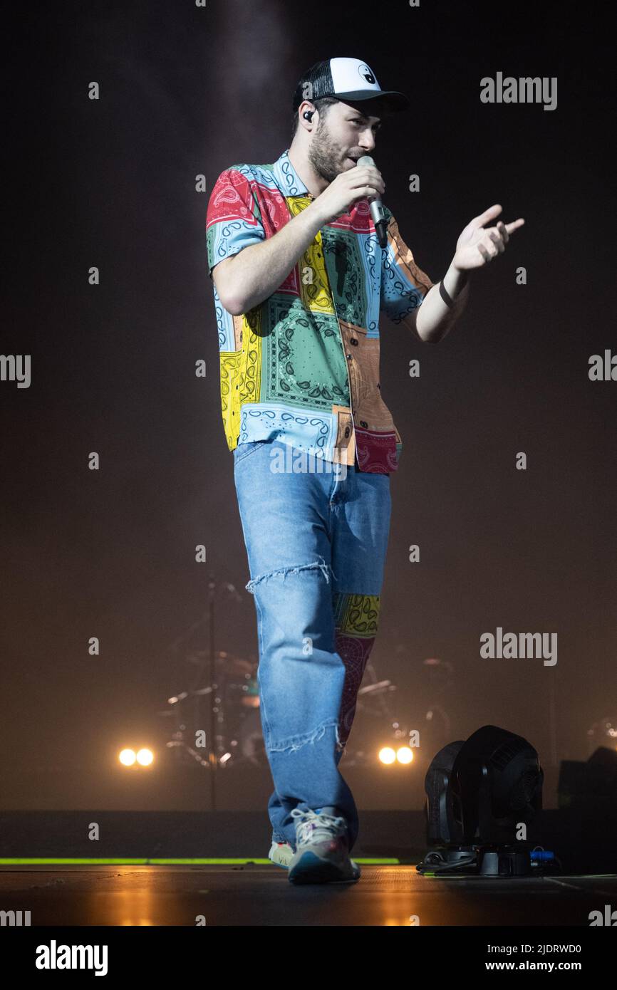 Concert of italian band Pingiuini tattici Nucleari at Palalottomatica ...