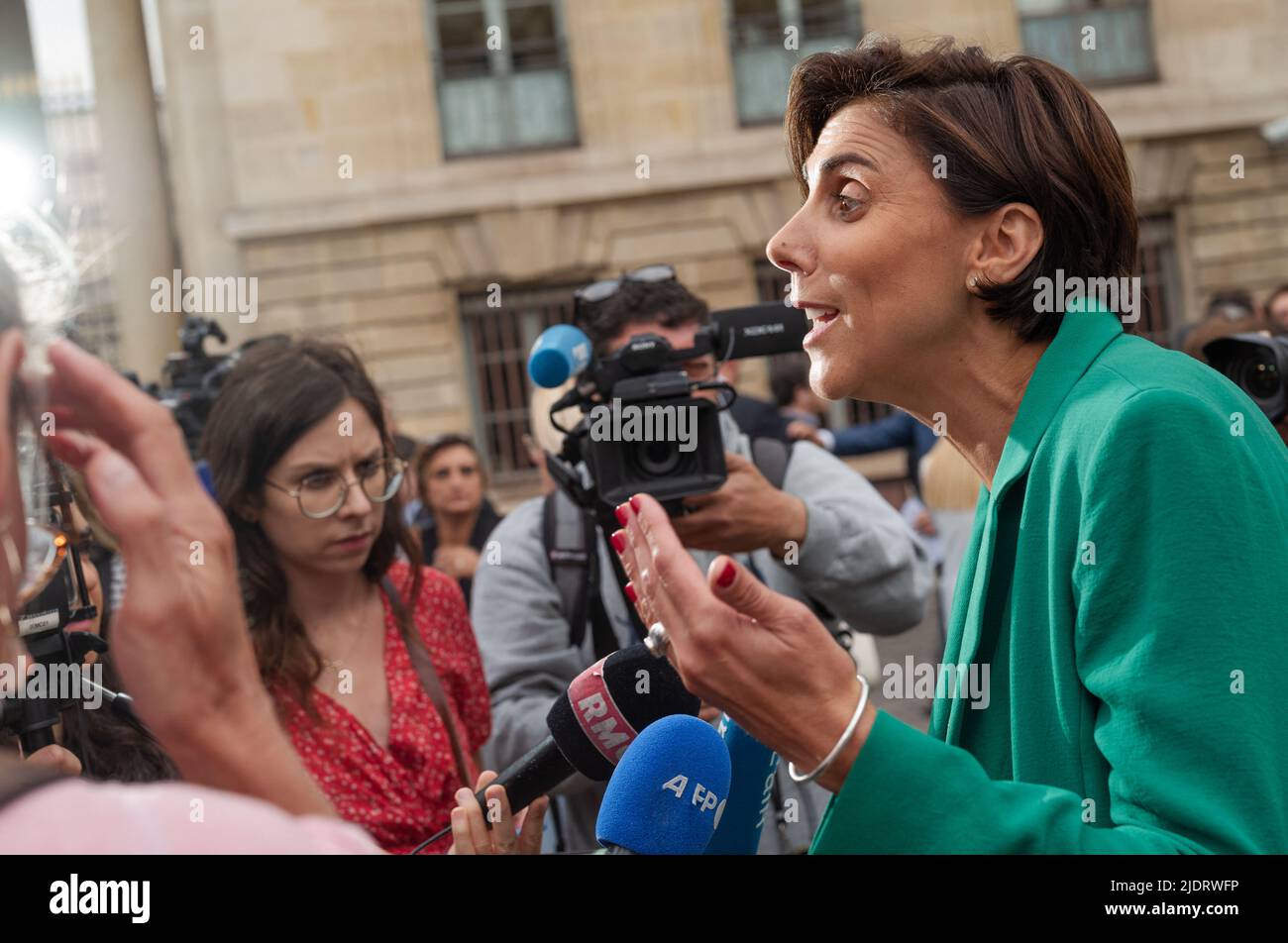 Laure Lavalette, the new National Rally (RN) deputy for the Var at the ...