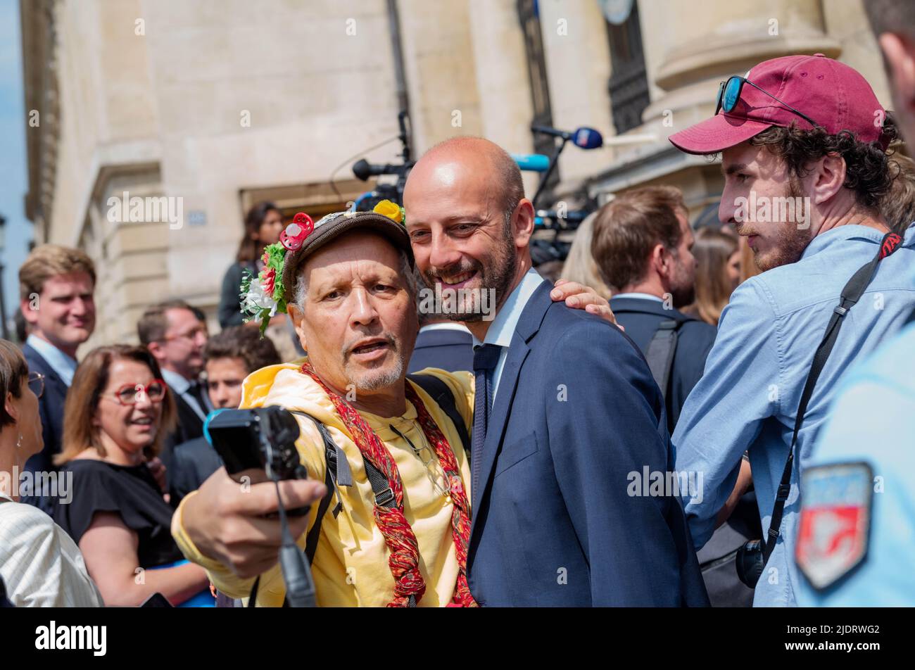 French Minister of Transformation and Public Services and Renaissance ...