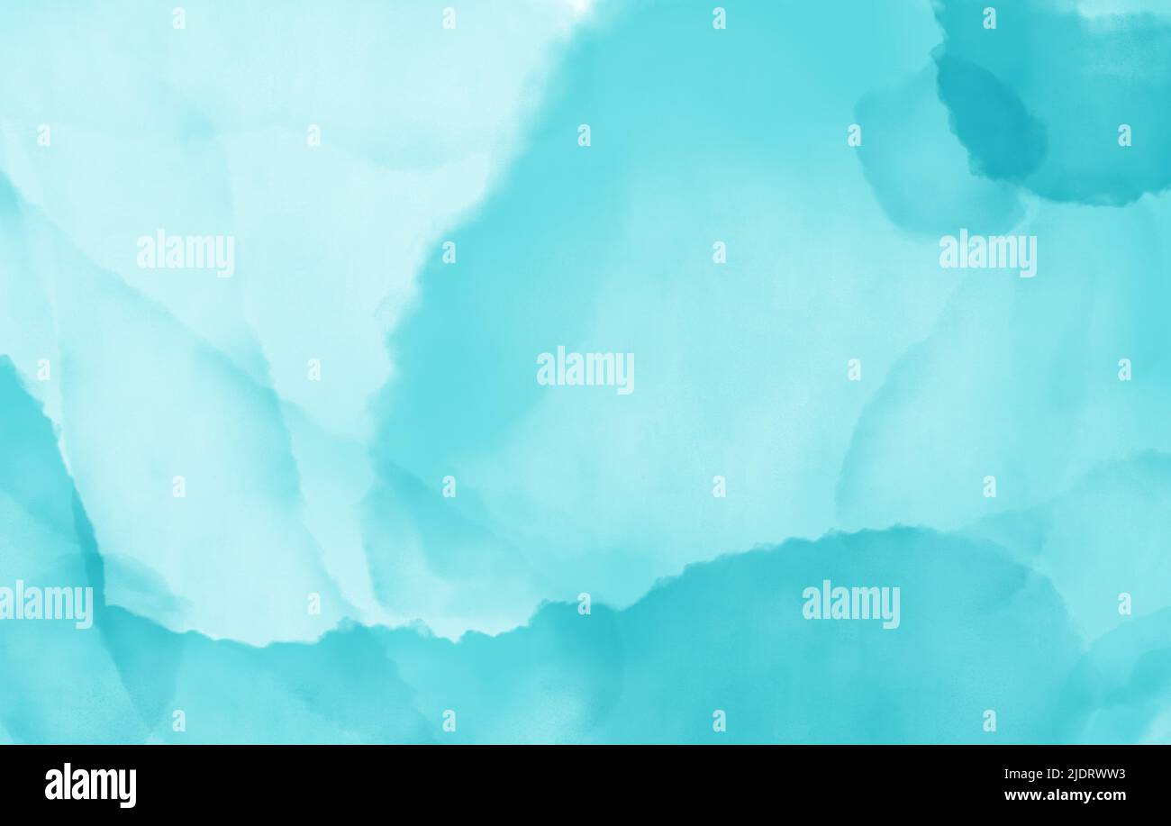 Simple green watercolor bleed wash and ink stain design. Background and ...