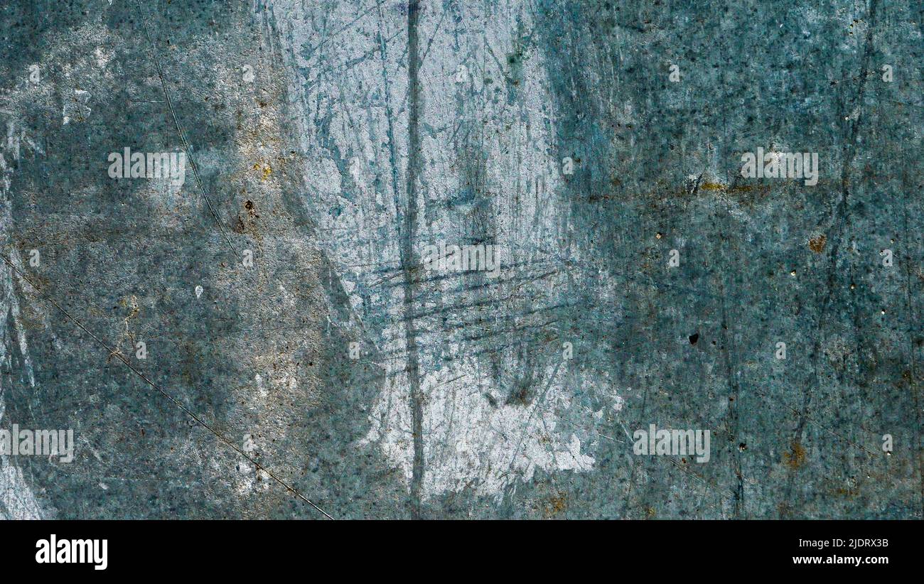 Inventive grunge dark blue metal, rusty metal background, dirty and ...