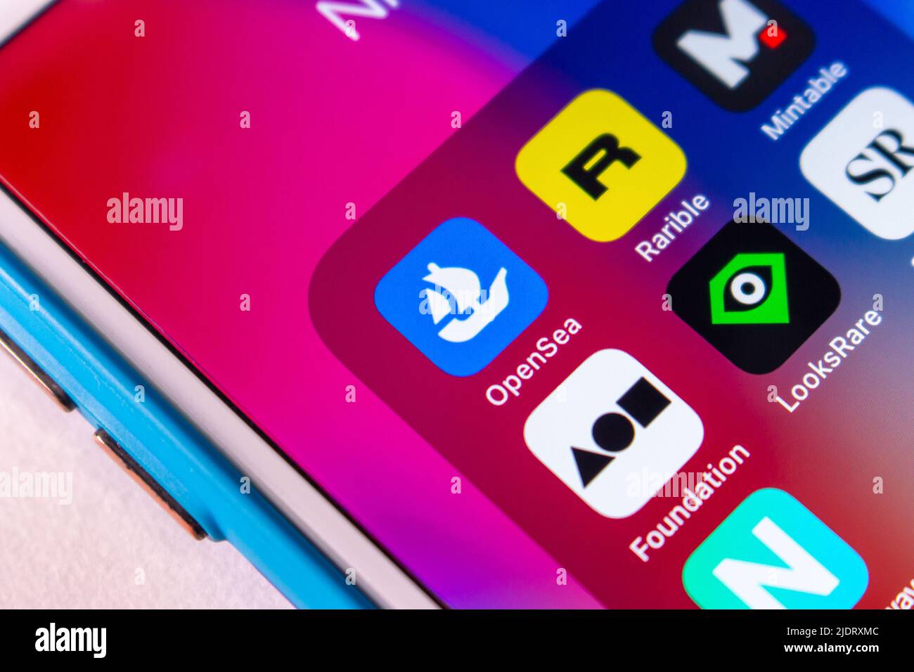 Kumamoto, JAPAN - May 11 2022 : OpenSea and popular NFT services ...