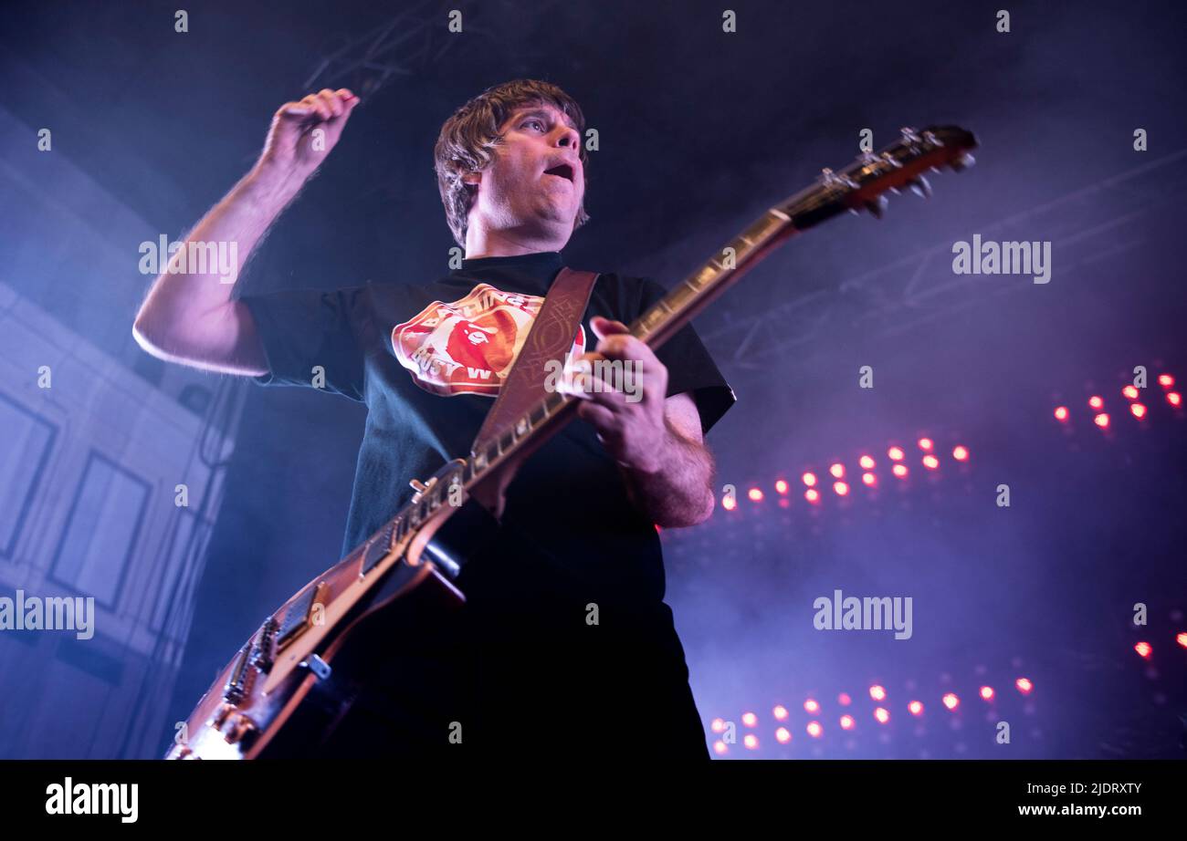 Shed seven at Parr Hall Warrington 2022 Stock Photo - Alamy