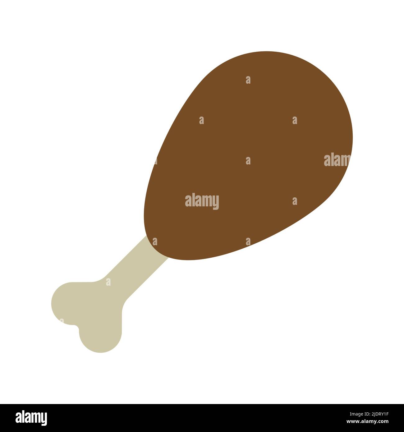 Chicken wing vector icon on white background Stock Vector Image & Art ...