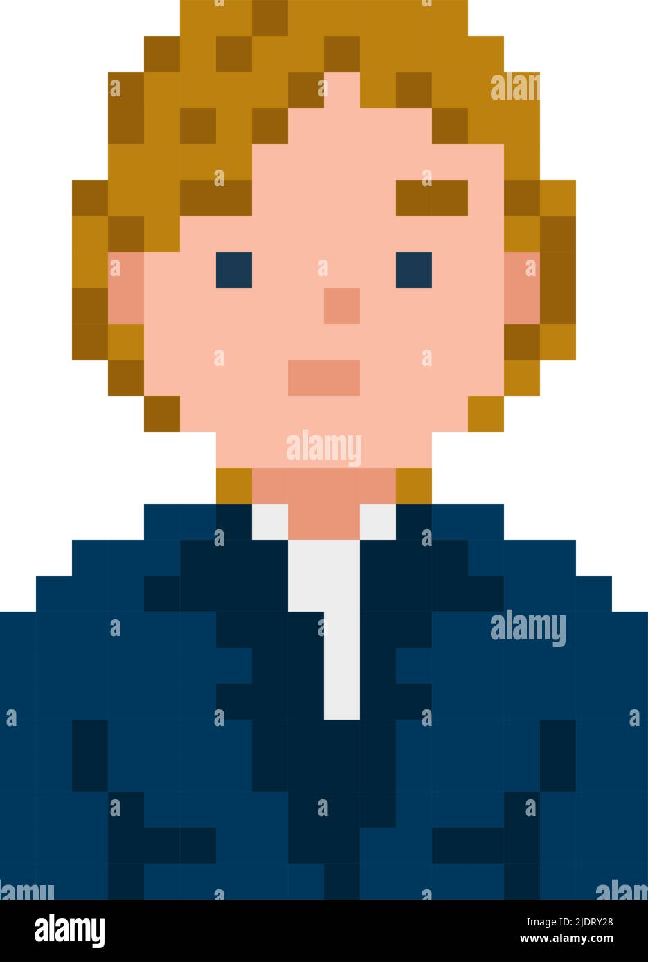 Business woman pixel character. Character for video game. Vector ...