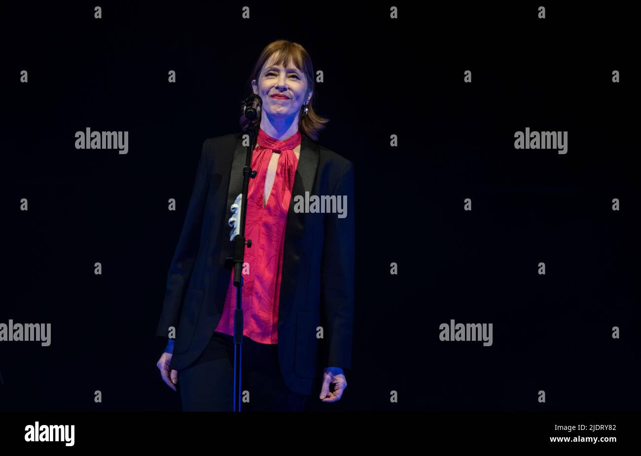 Suzanne Vaga at the Philharmonic Hall, Liverpool Stock Photo - Alamy