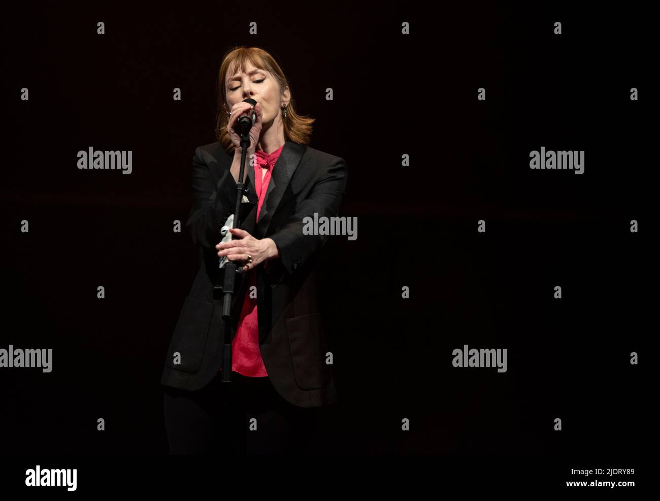 Suzanne Vaga at the Philharmonic Hall, Liverpool Stock Photo - Alamy