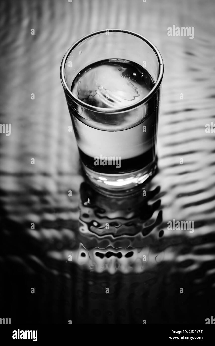 Black And White Image Of A Glass Of Water Stock Photo Alamy Black And White Image Of A Glass Of Water Stock Photo Alamy