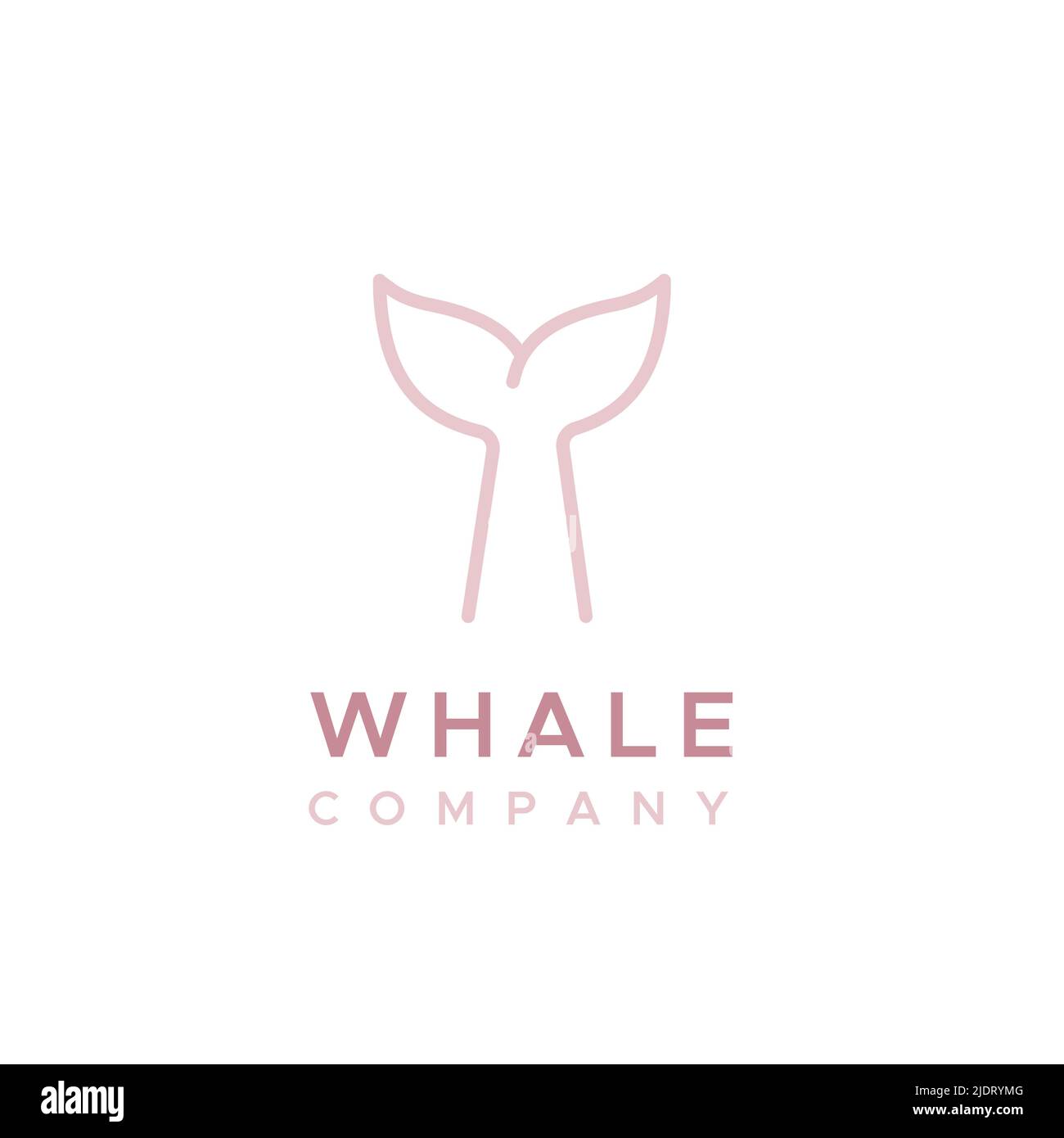 Whale tail company logo. Concept of whale watching, environmental ...