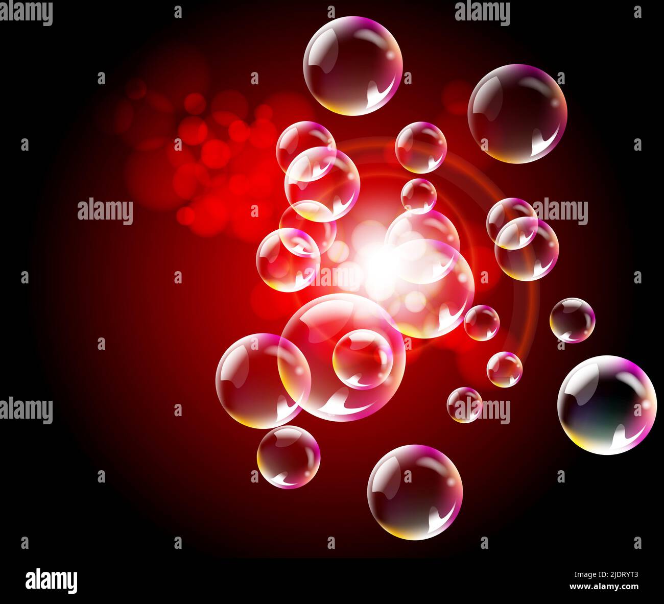 Deep ocean red abstract background. Abstract baclground illustration ...