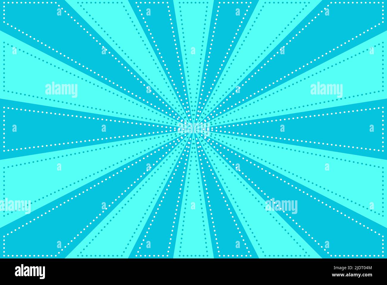 Blue Sunburst Pattern Background. Ray radial star with back stitch ...