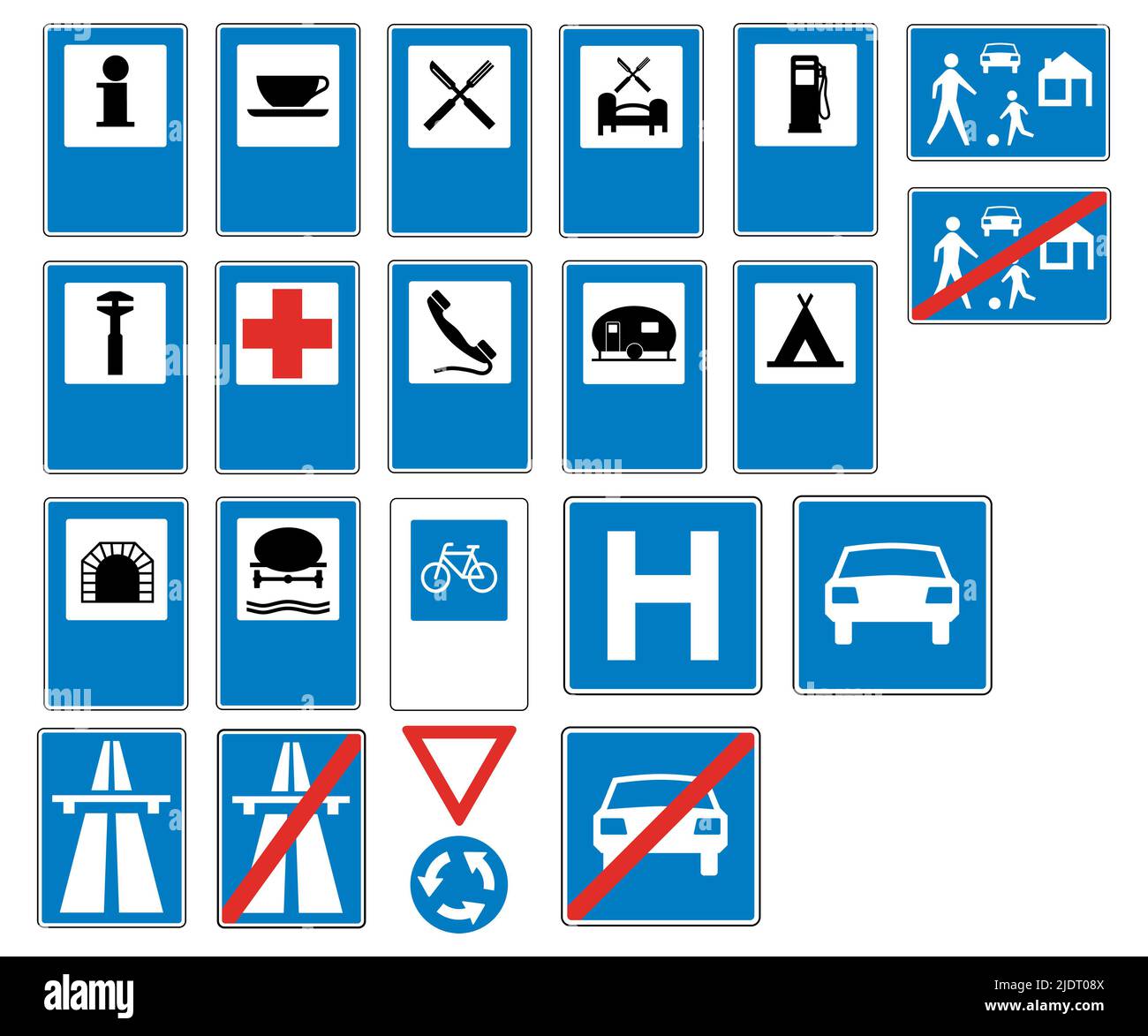 Transport, road indication signal. Illustration Stock Photo - Alamy