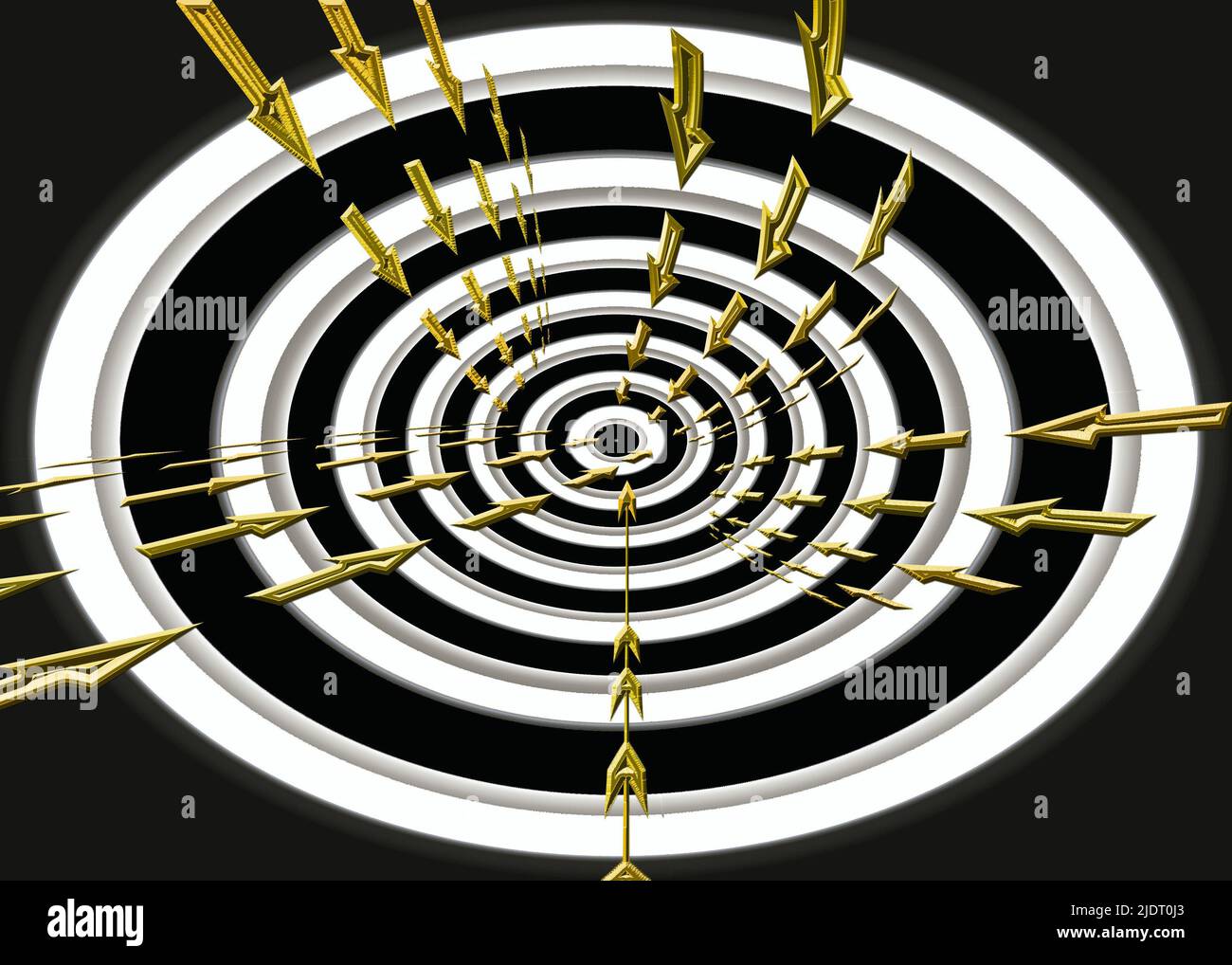 Golden arrows hi-res stock photography and images - Alamy