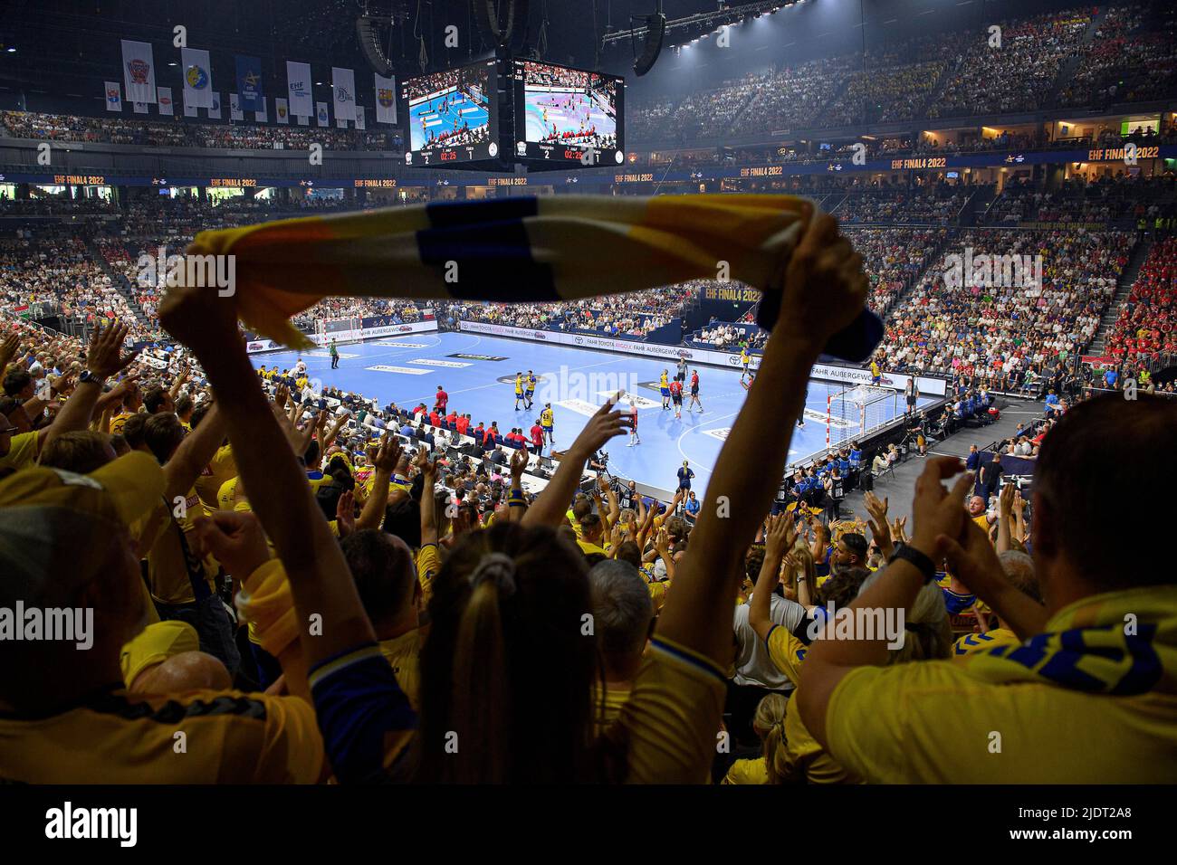 Horizontal landscape format playing field overview hi-res stock ...