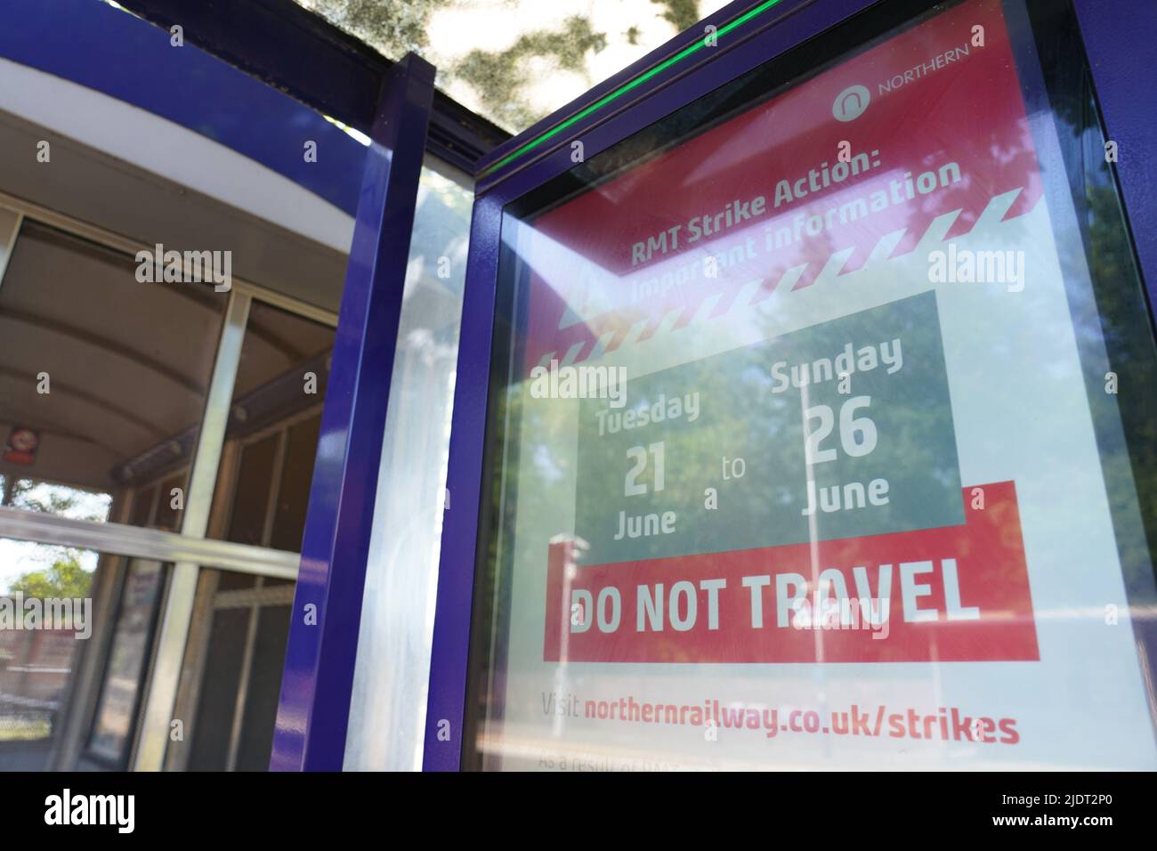 Train strike notice uk hi-res stock photography and images - Alamy