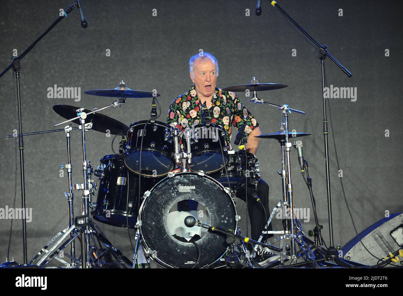 Tirana, Albania. 22nd June, 2022. The Animals were the second British ...