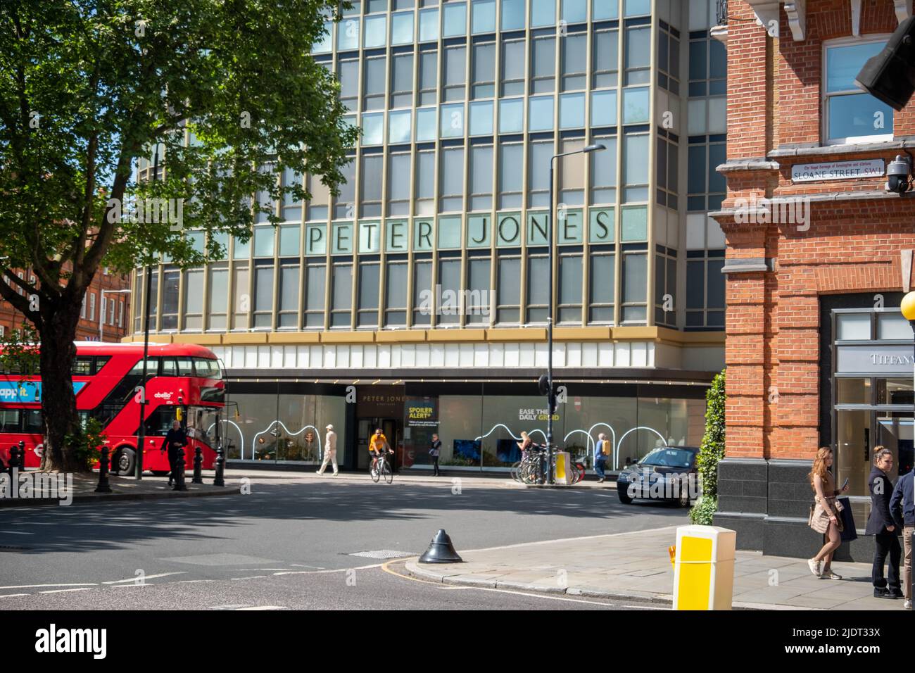 London May 2022: Peter Jones department store on Sloane Square, Chelsea ...
