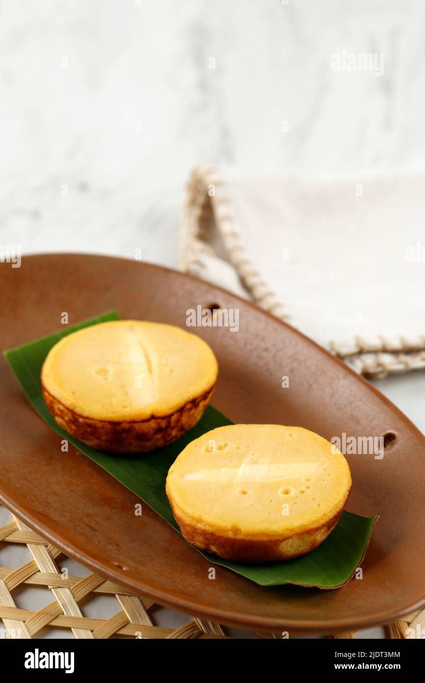 Kue Lumpur Kentang or Potato Mud Cake Stock Photo - Alamy